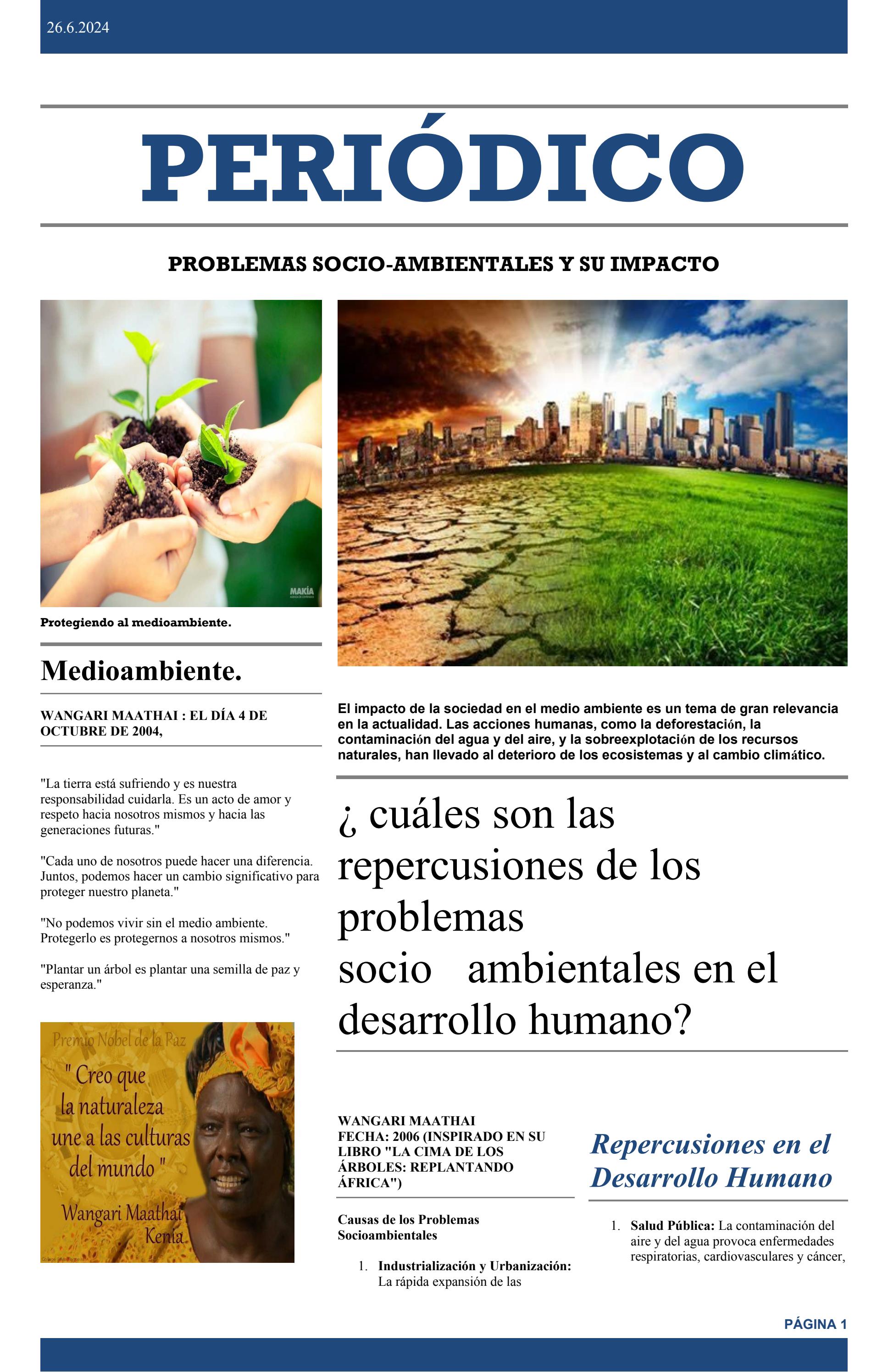 El medioambiente y sus repercusiones . by William Fernández Aquino - Issuu