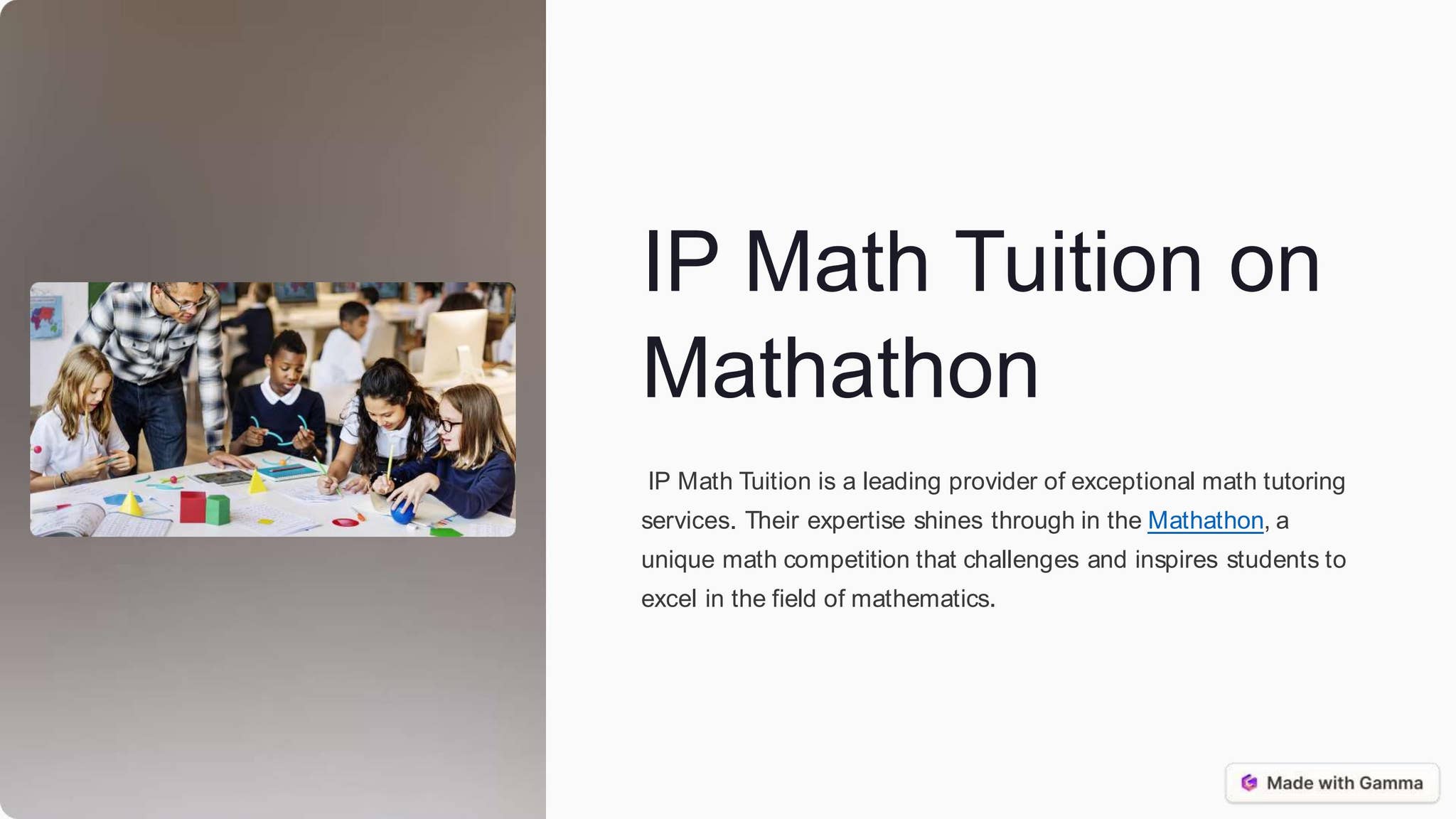 Mastering IP Math with Mathathon ? by Mathathon - Issuu