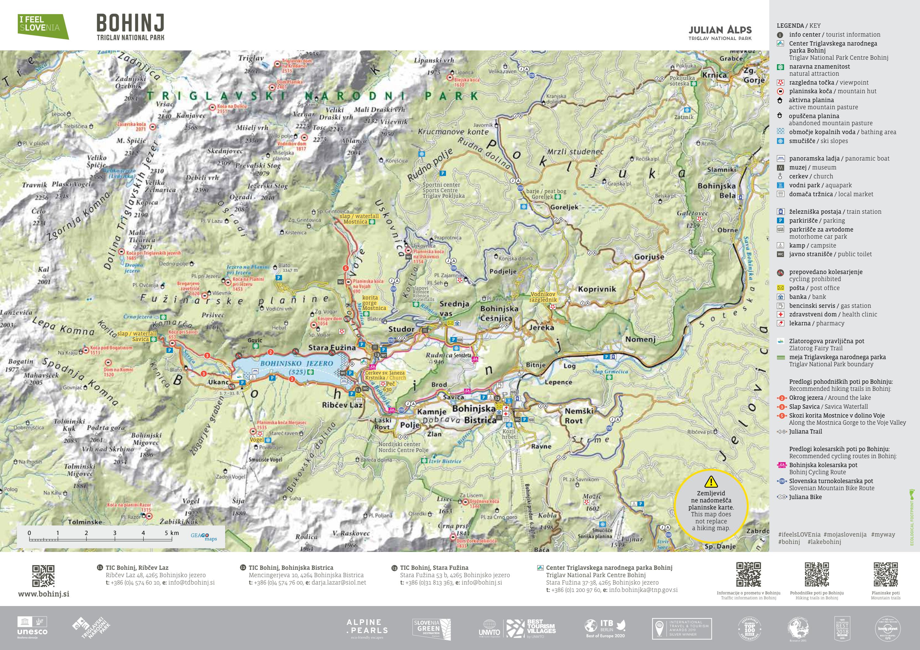Bohinj - Summer panoramic map // Panoramska karta by Lake Bohinj - Issuu