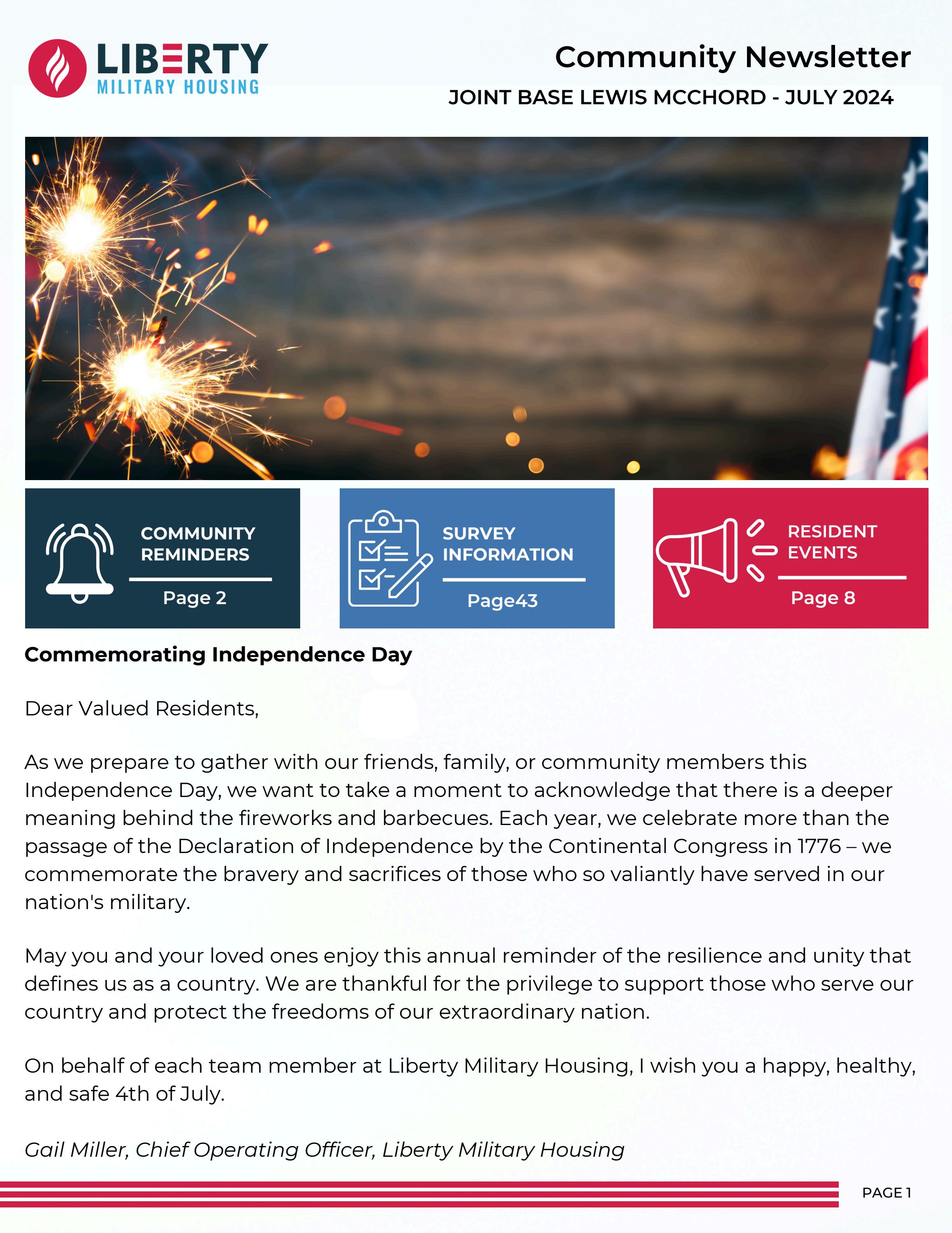 July 2024 Community Newsletter by Liberty Military Housing at JBLM - Issuu