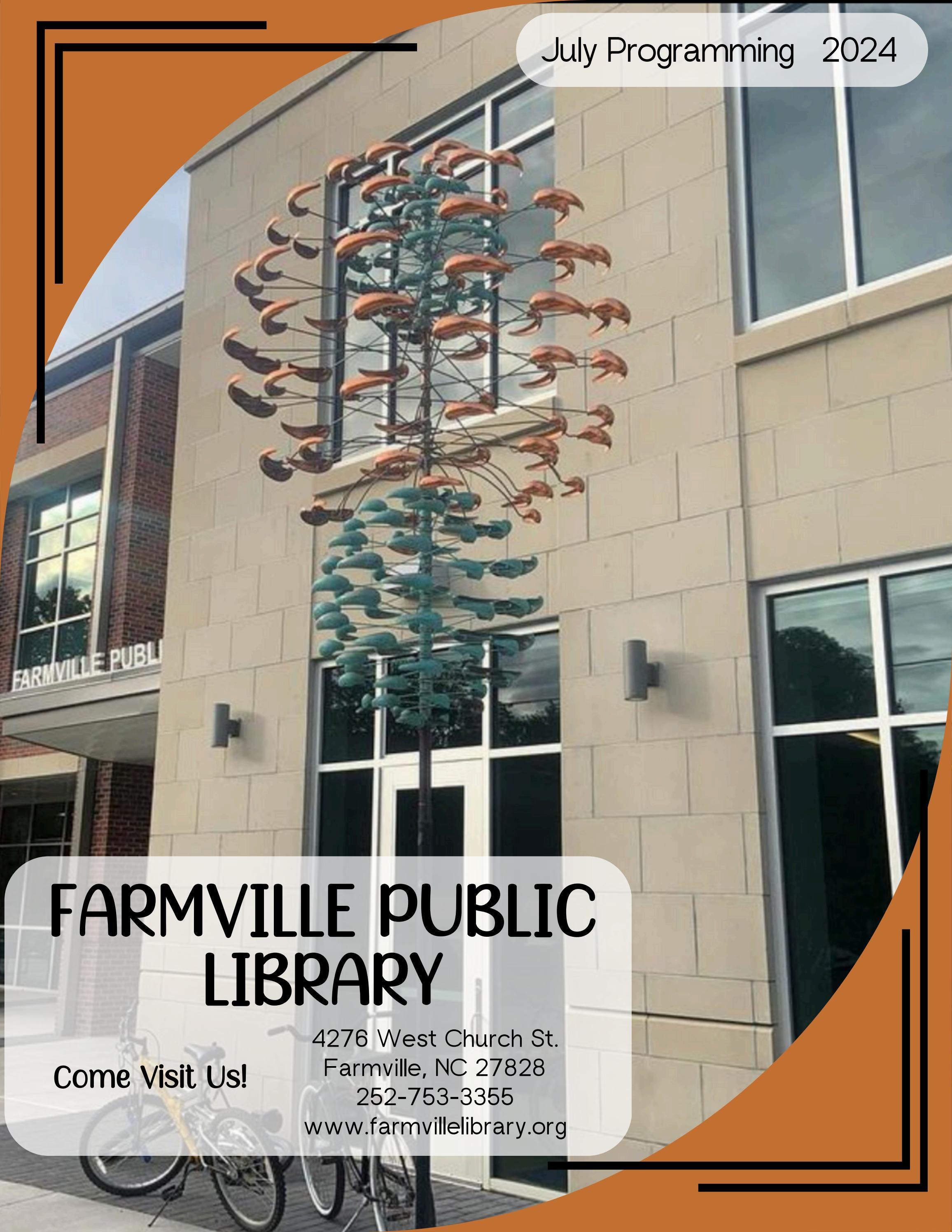 July 2024 Program Magazine by farmvillelibrary - Issuu