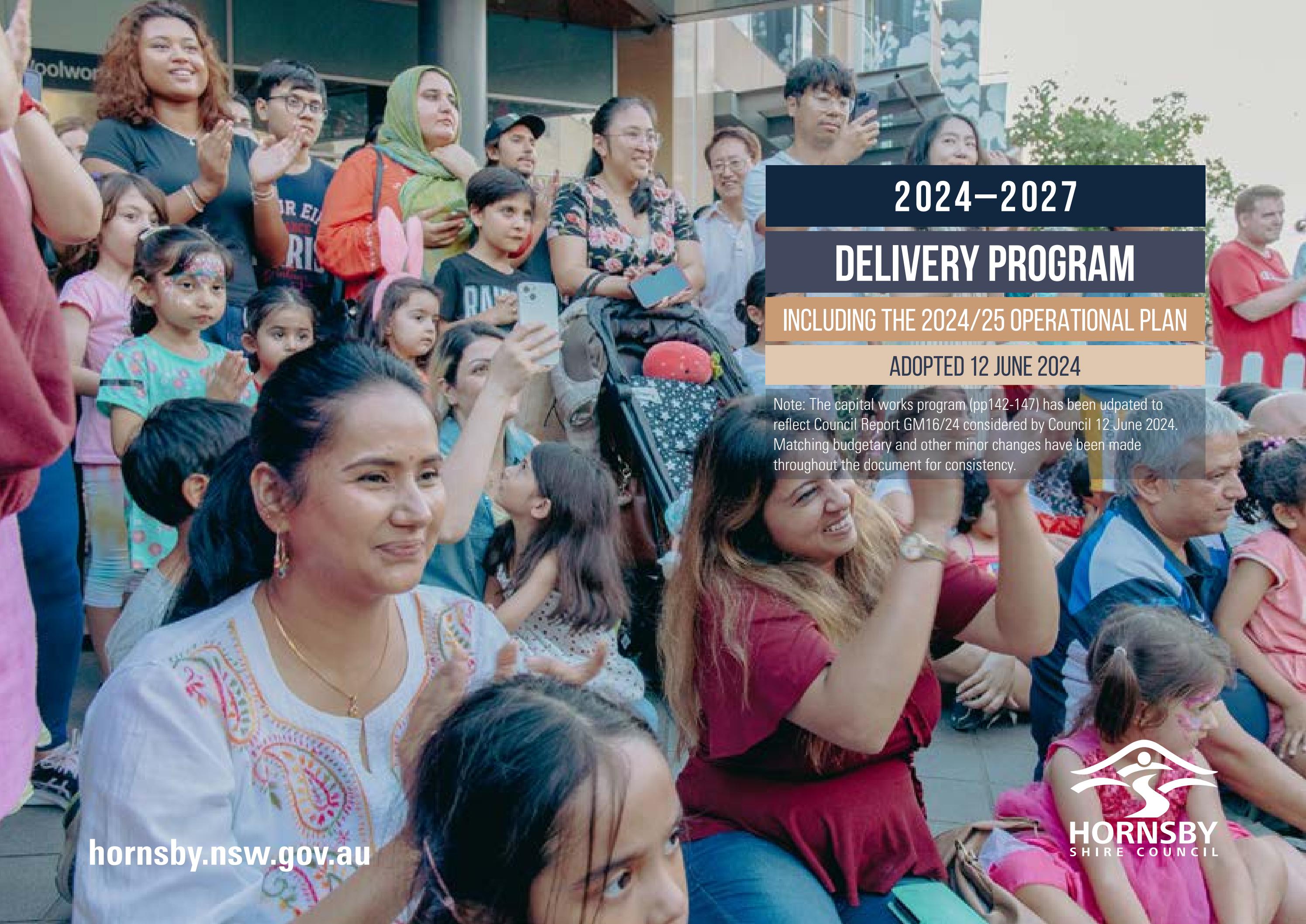 2024-2027 Delivery Program including the 2024/25 Operational Plan by Hornsby Council - Issuu