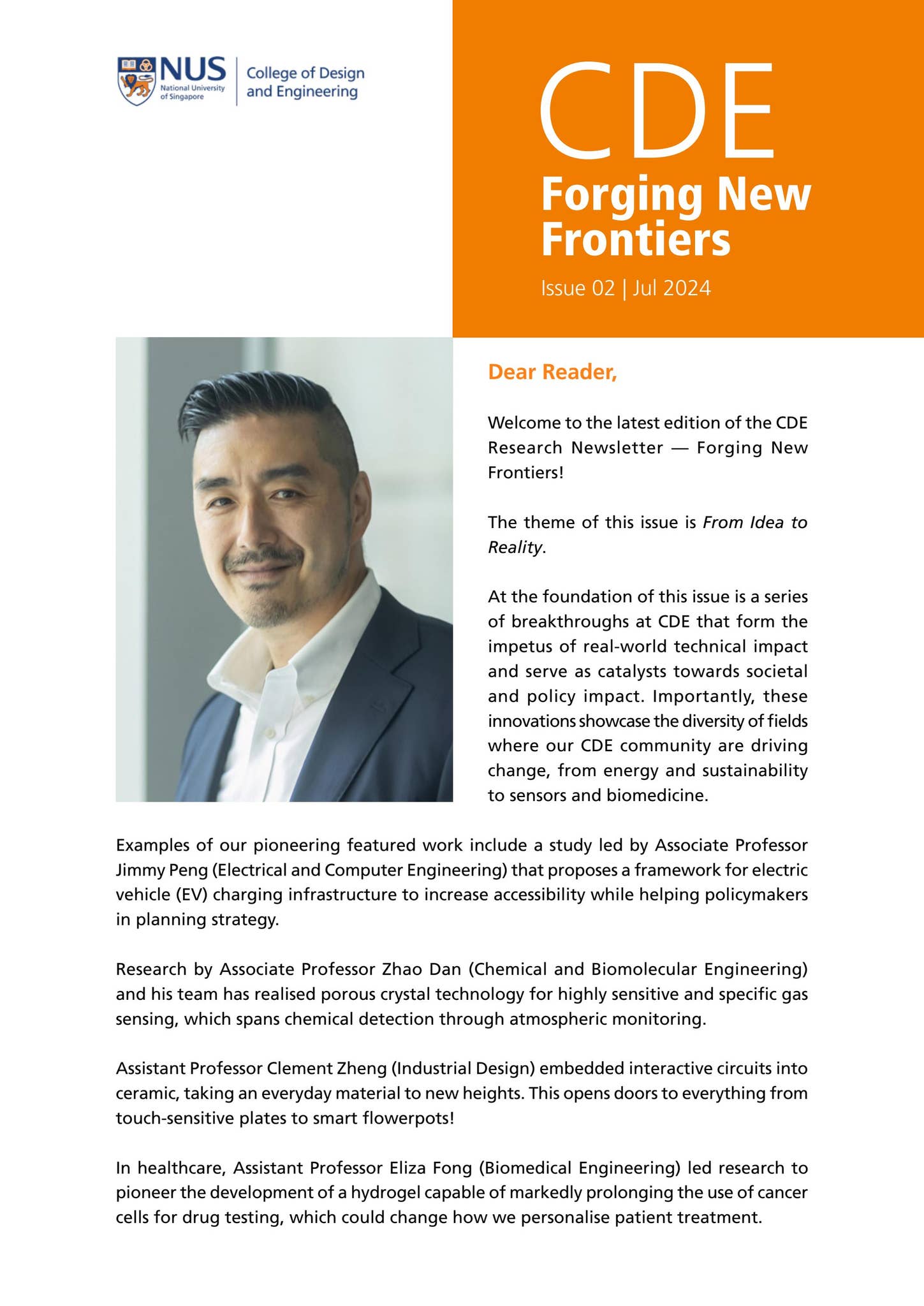 Issue 02 - July 2024 - Binder - Forging New Frontiers - by NUS-CDE - Issuu