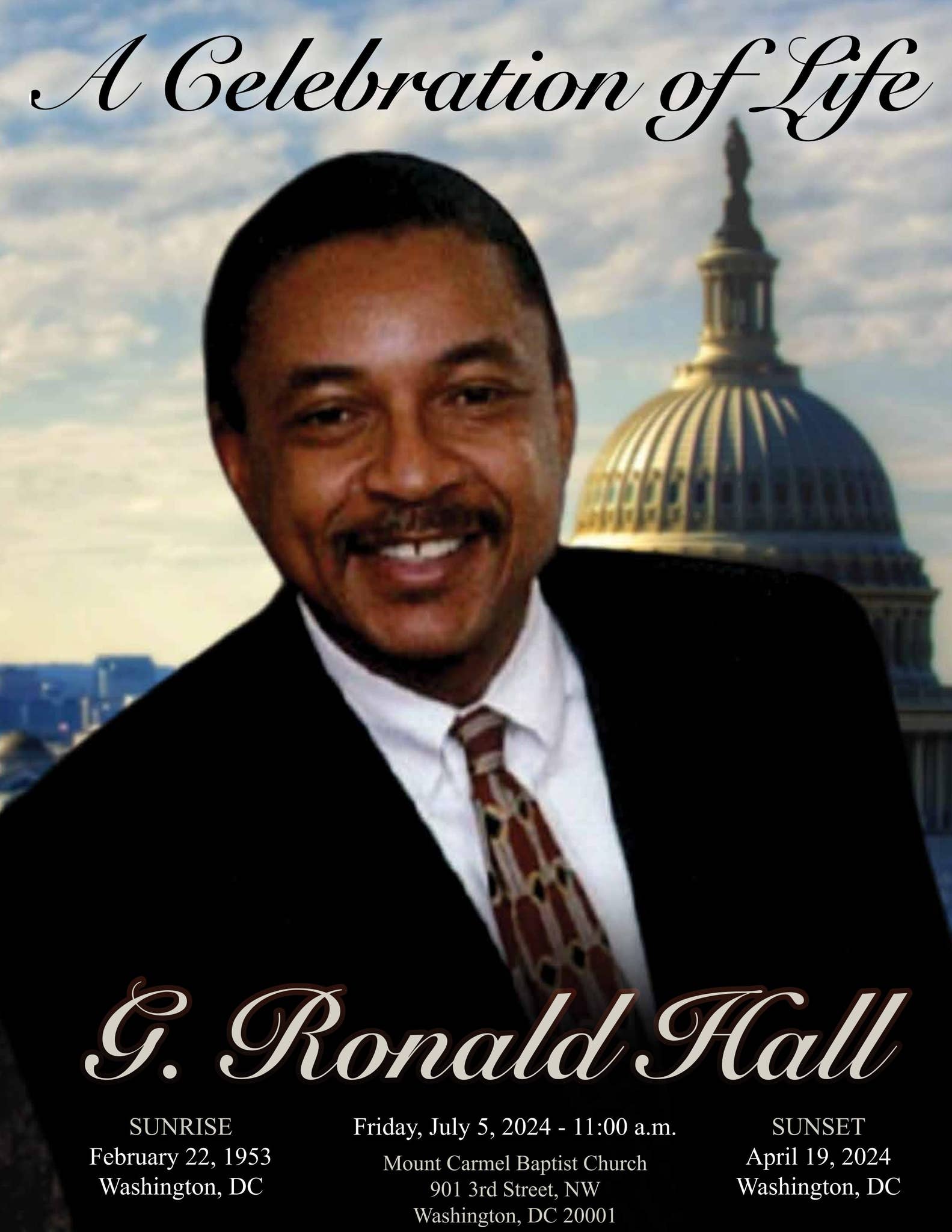 G. Ronald Hall - A Celebration of Life by hall-family - Issuu
