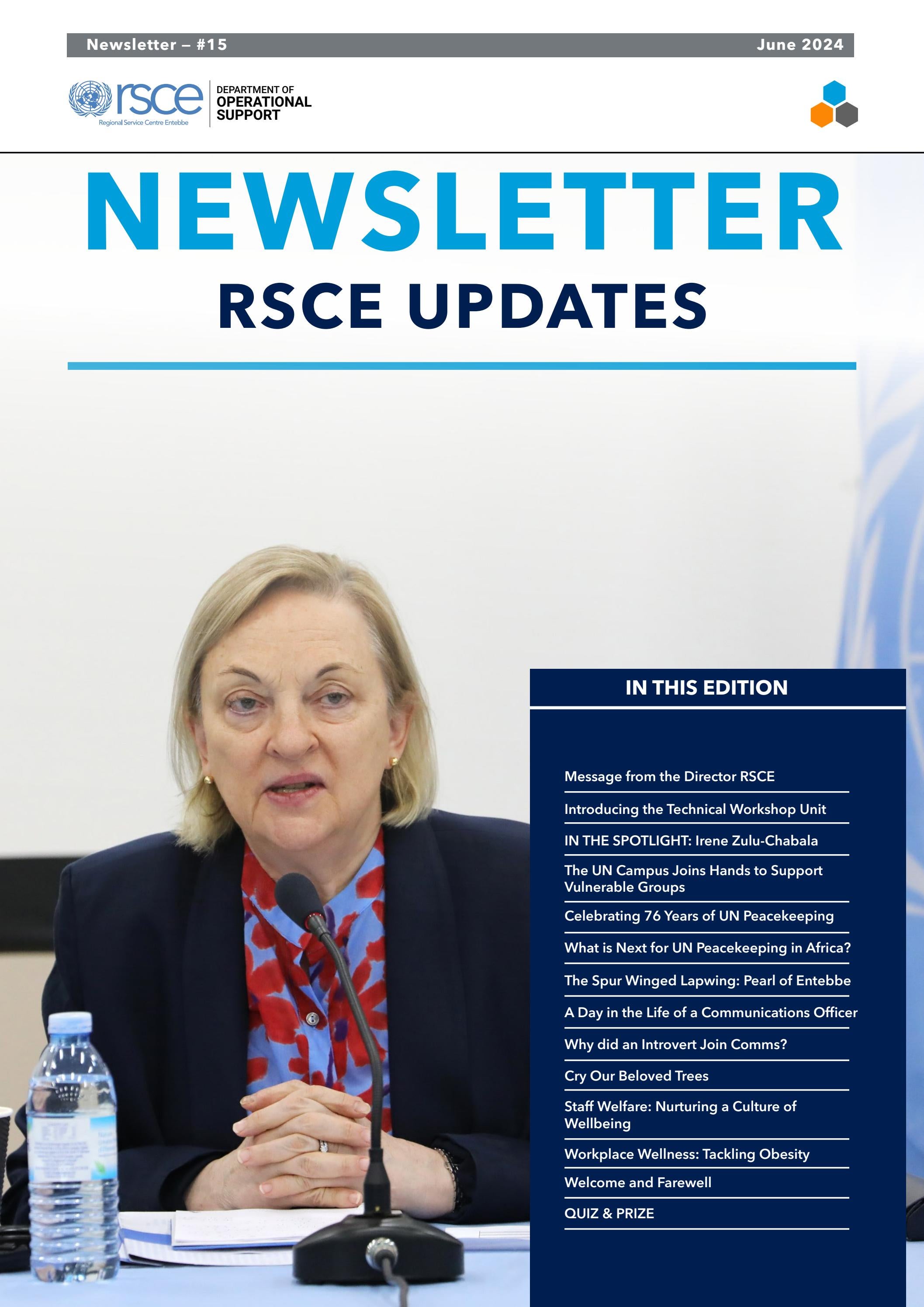 RSCE Newsletter Edition 15 by Regional Service Centre Entebbe - Issuu