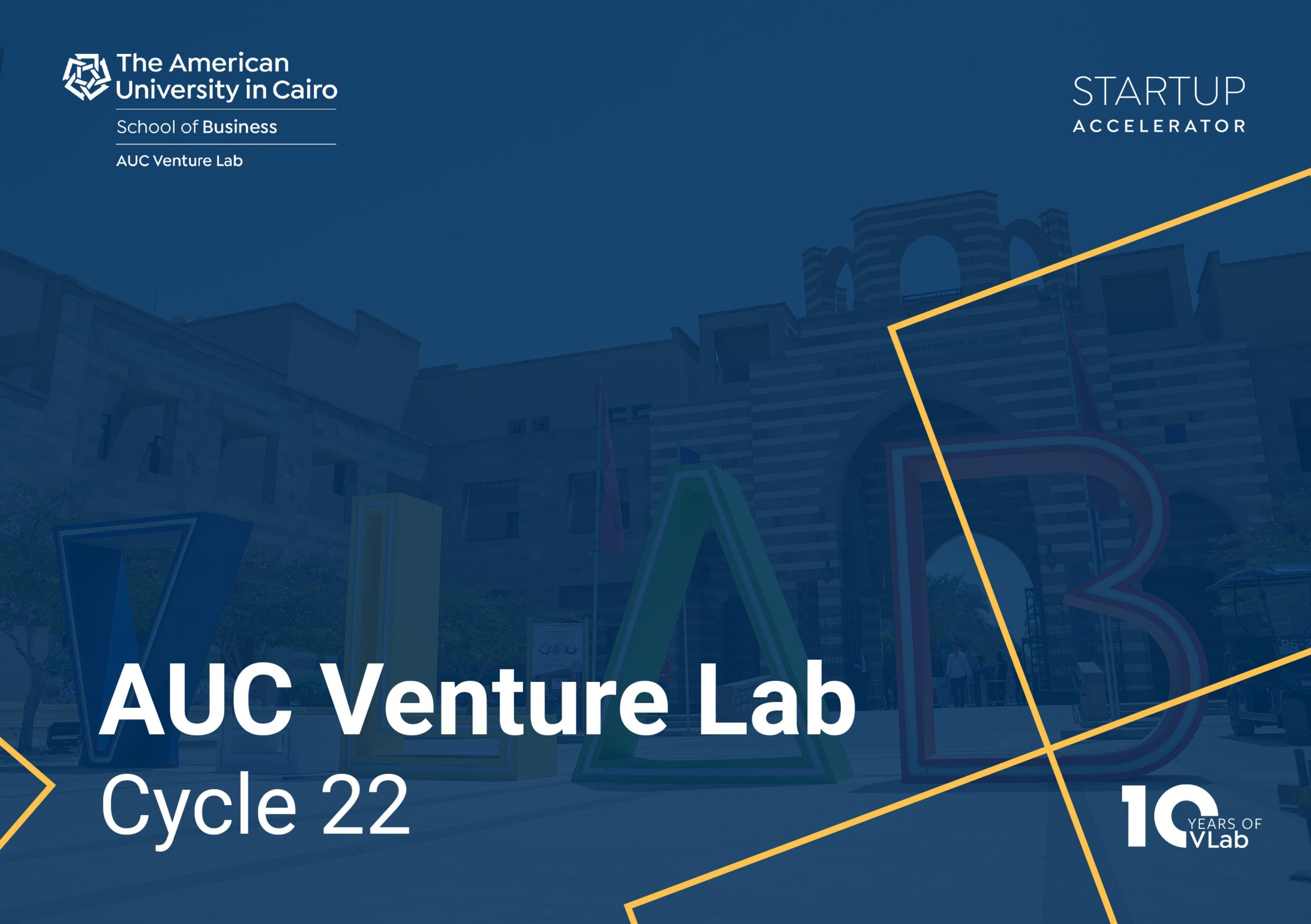AUC Venture Lab Cycle 22 by AUC Venture Lab - Issuu