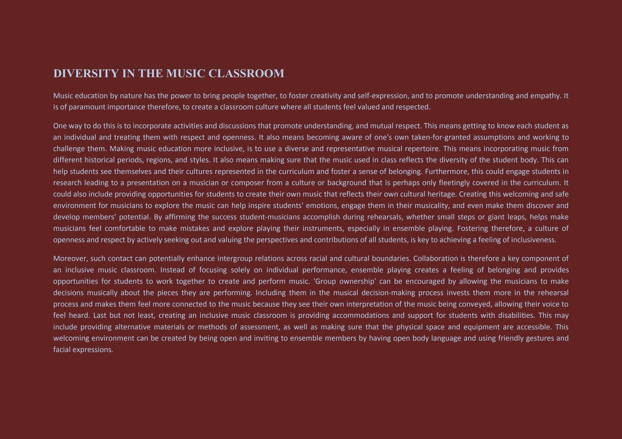 DIVERSITY IN THE MUSIC CLASSROOM by Nestor Taylor - Issuu