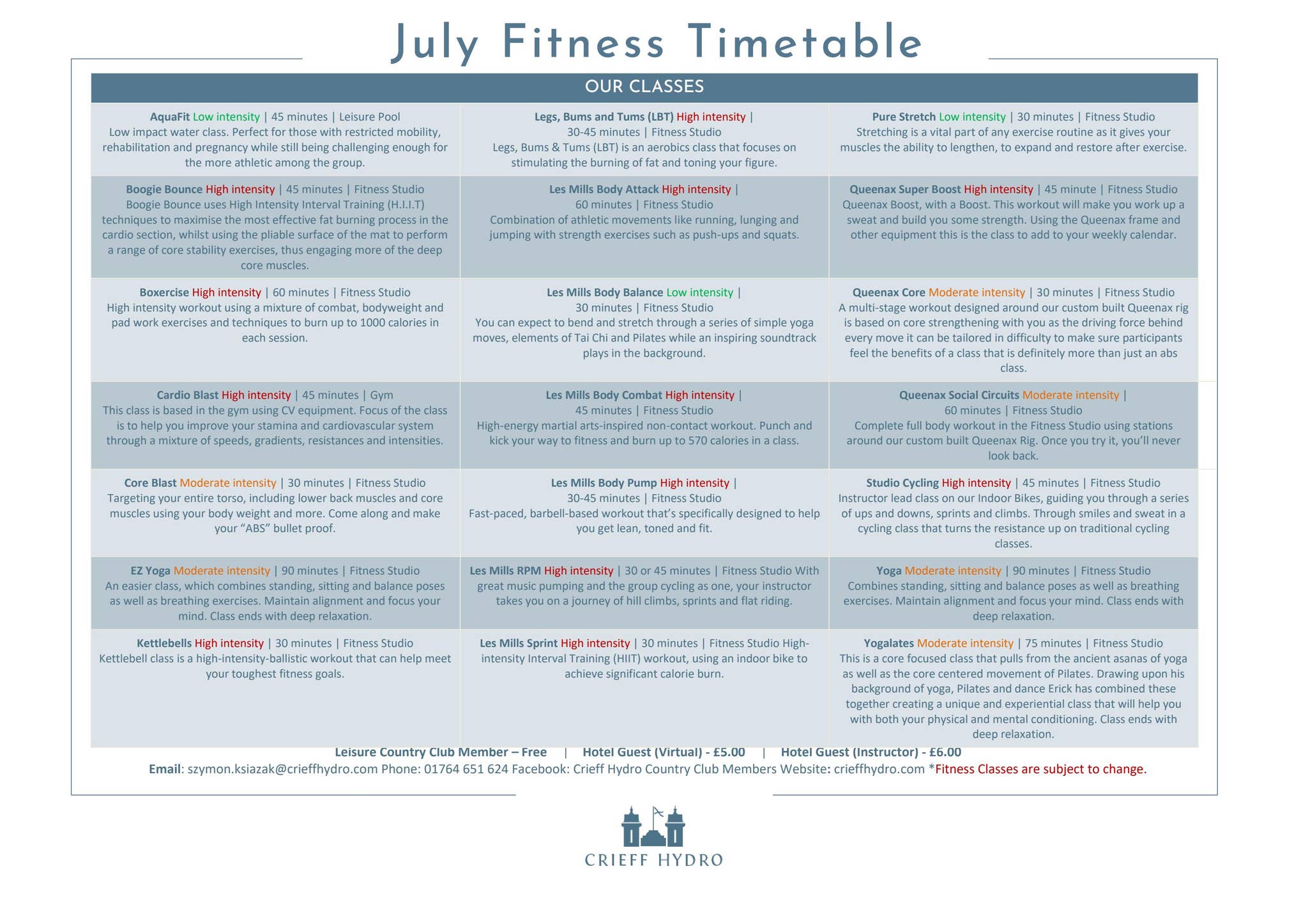 July Fitness Timetable by Crieff Hydro Family of Hotels - Issuu