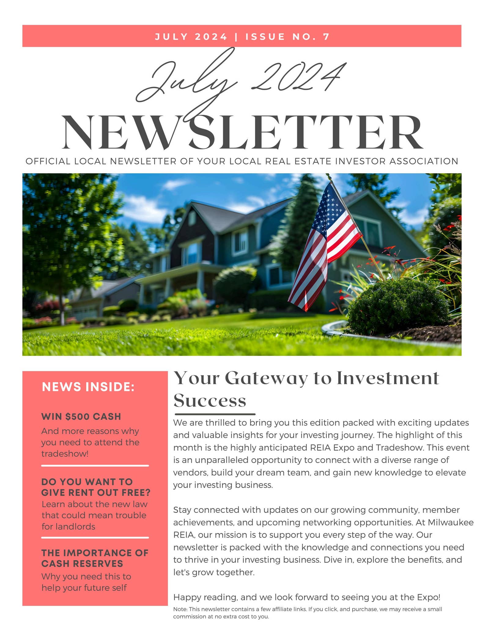 July 2024 Newsletter by Anna Randowski - Issuu