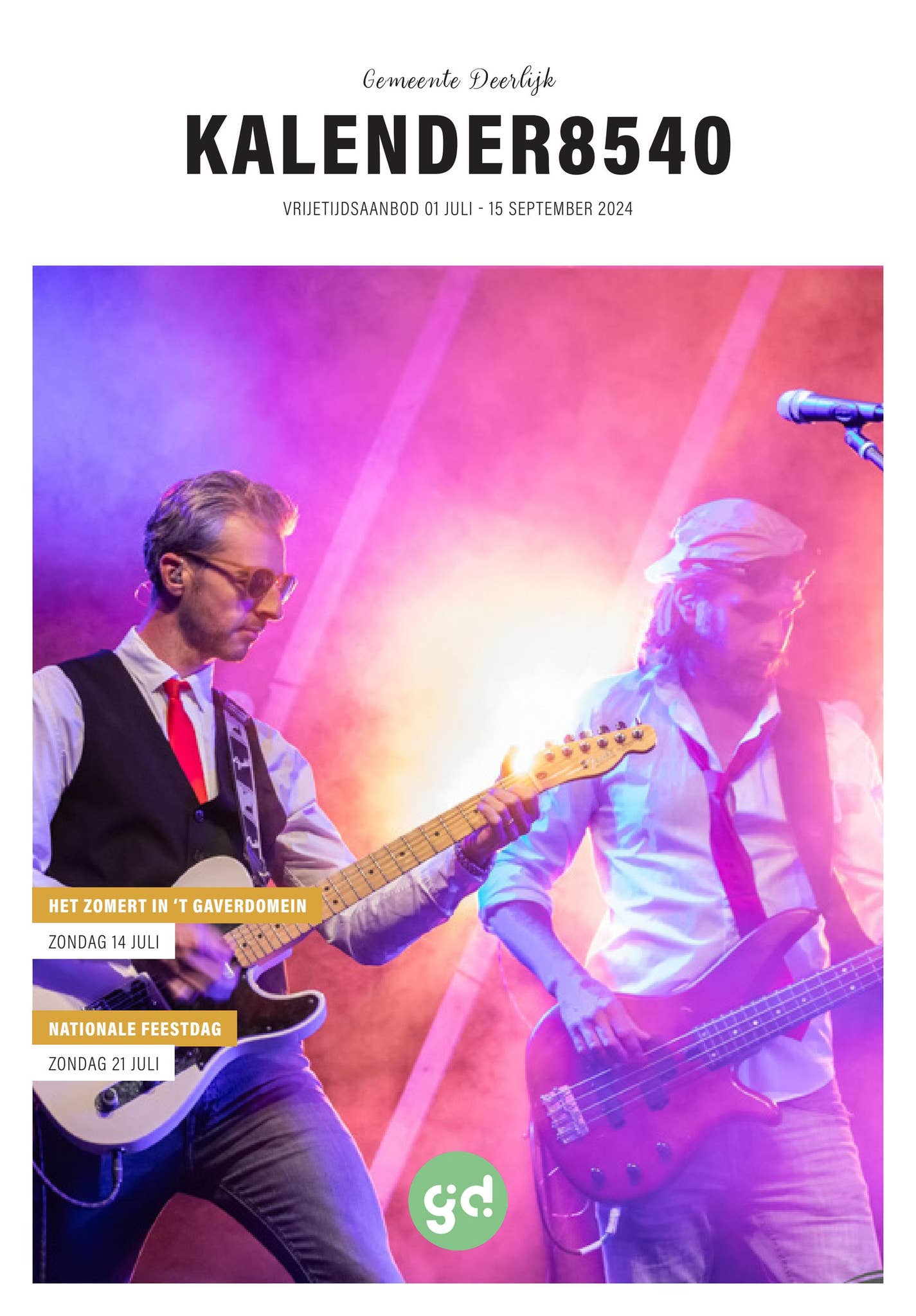 KALENDER8540 juli - augustus (2024) by gemeentedeerlijk - Issuu