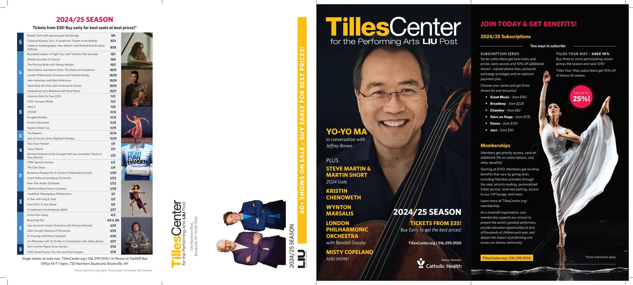 2024/25 Season Brochure by Tilles Center for the Performing Arts - Issuu