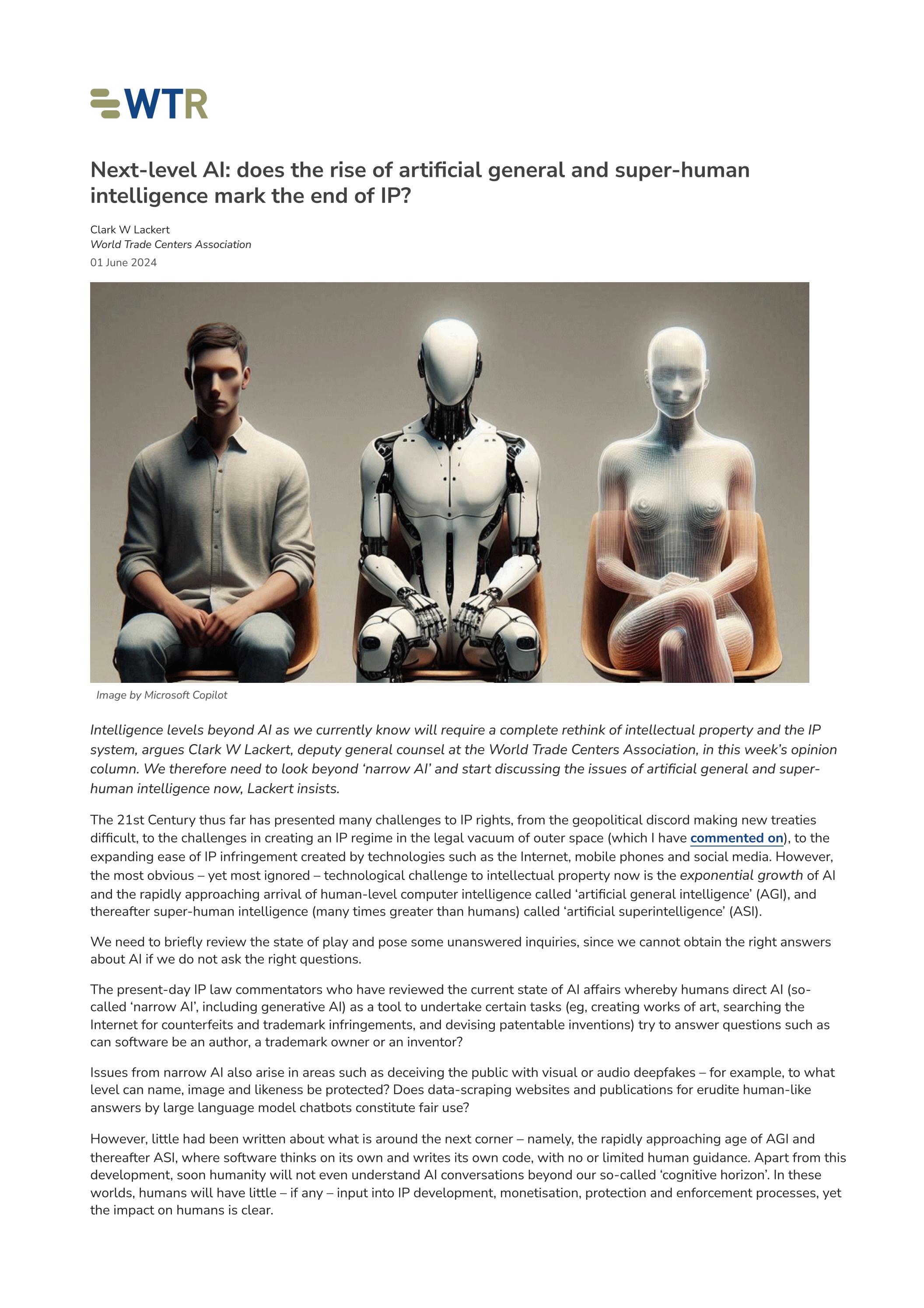 Next-Level AI: Does the Rise of Artificial General & Super-Human ...