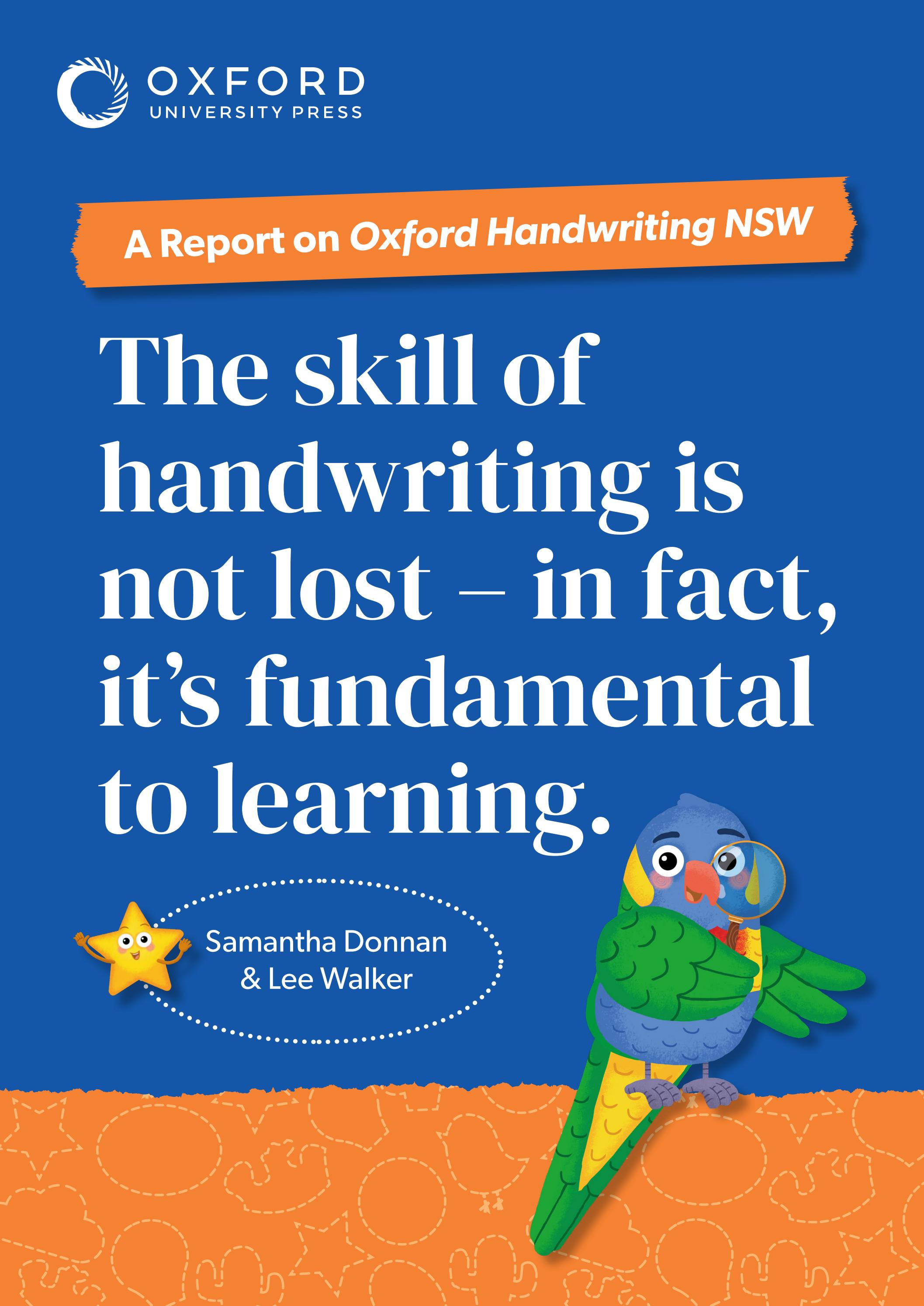 Oxford Handwriting Report by OUPANZ - Issuu