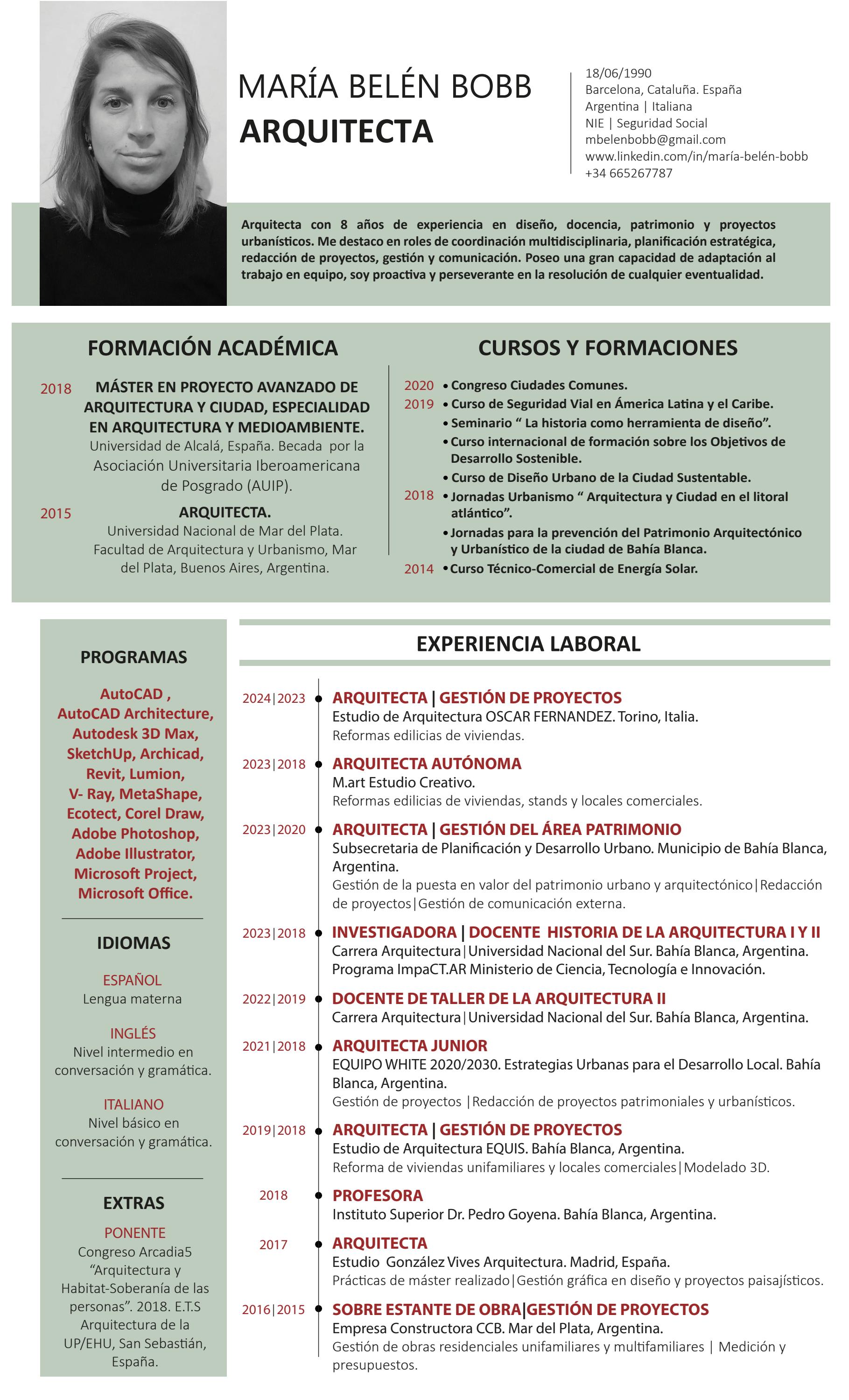 CV Maria Belen Bobb by mariabelenbobb - Issuu