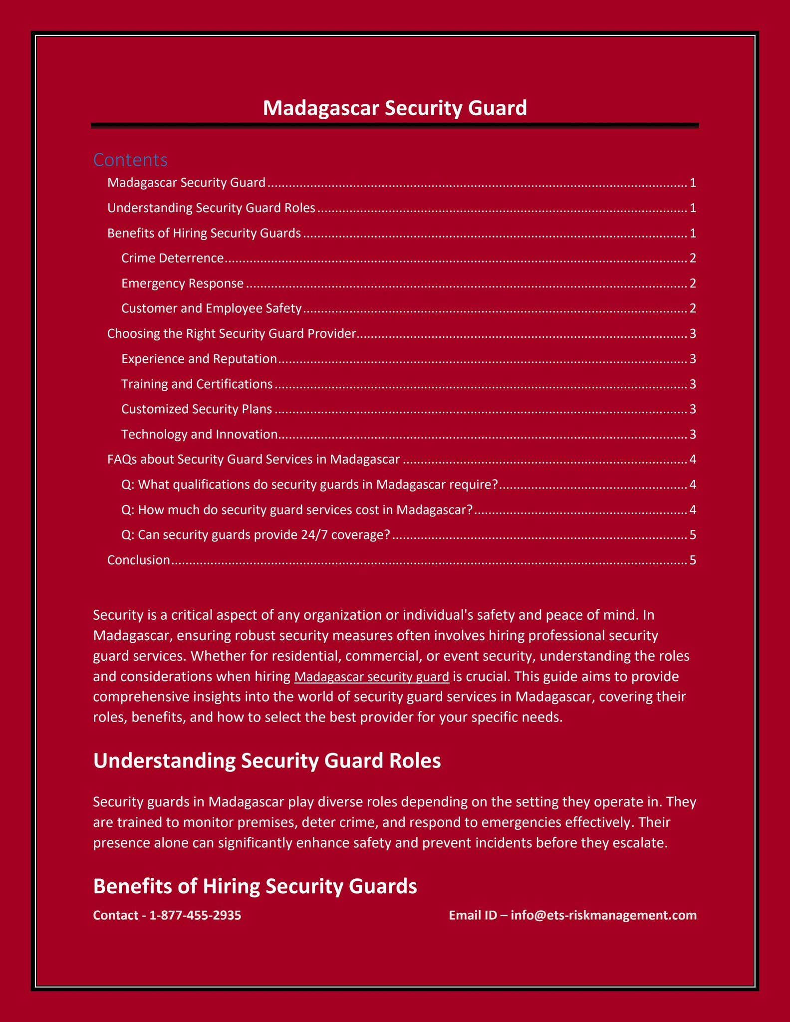 Madagascar Security Guard by Web Cures Digtal - Issuu