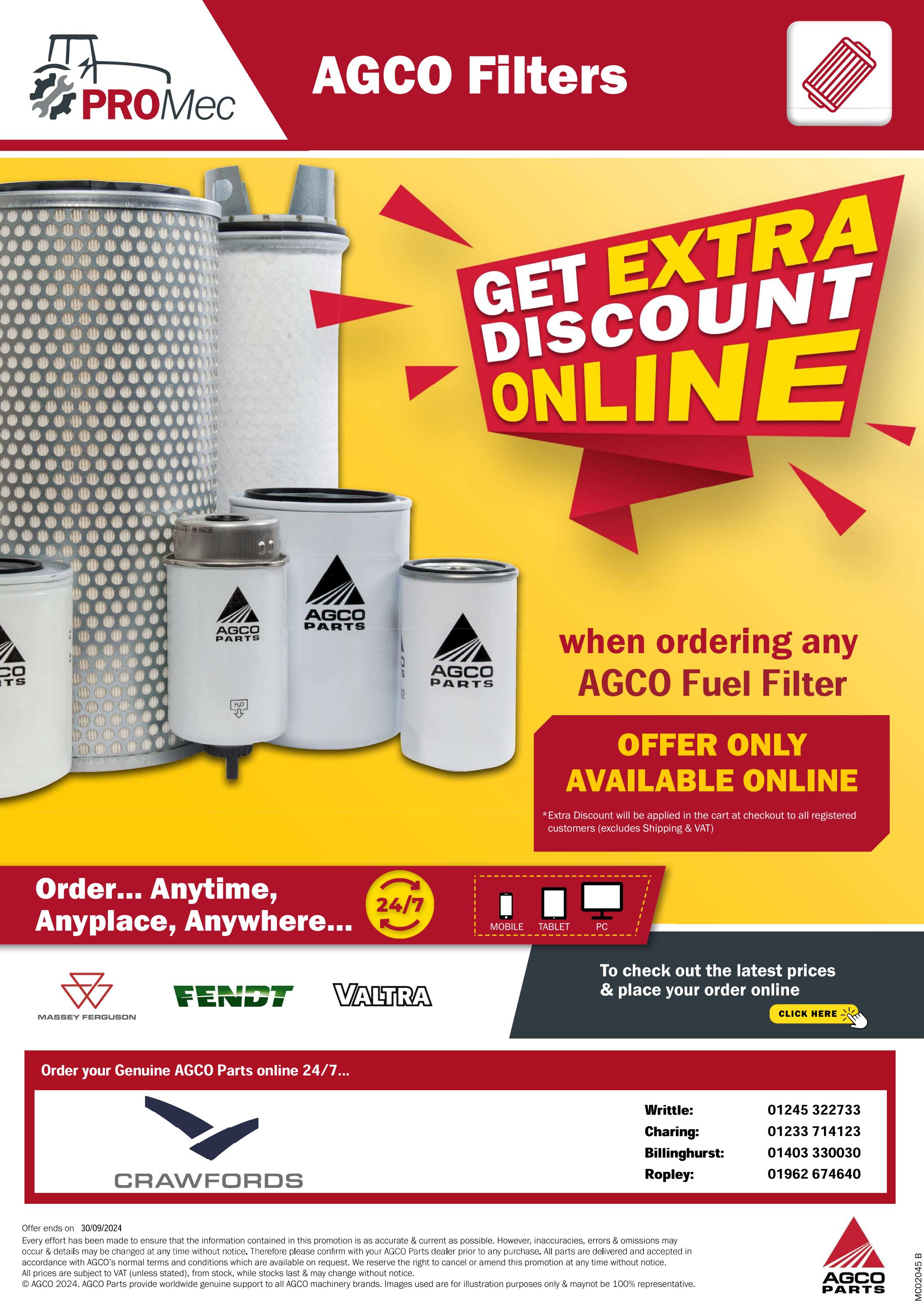 AGCO Fuel Filters - Crawfords by AGCO PROMec - Issuu