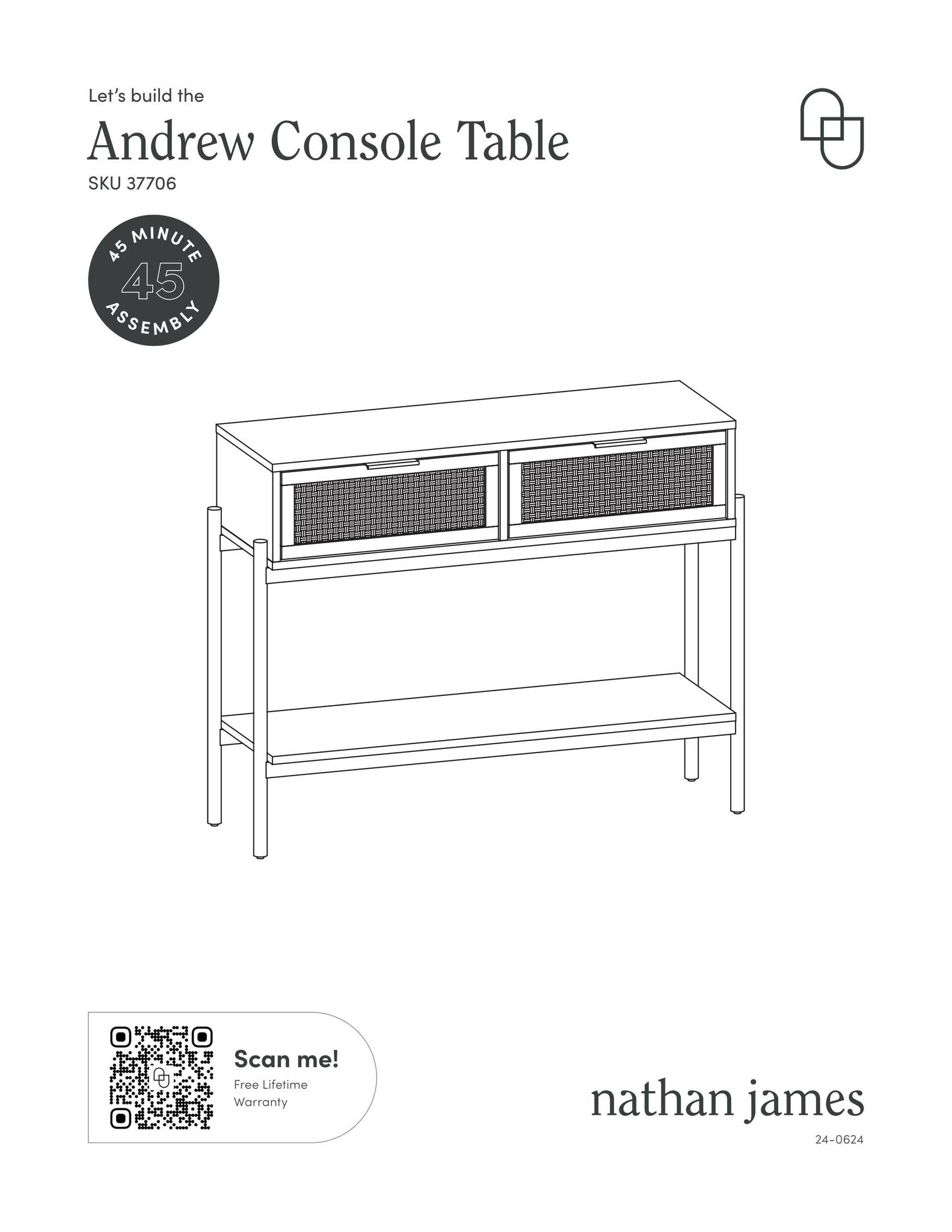 Andrew Console Table Instruction Sheet by nathanjameshome - Issuu