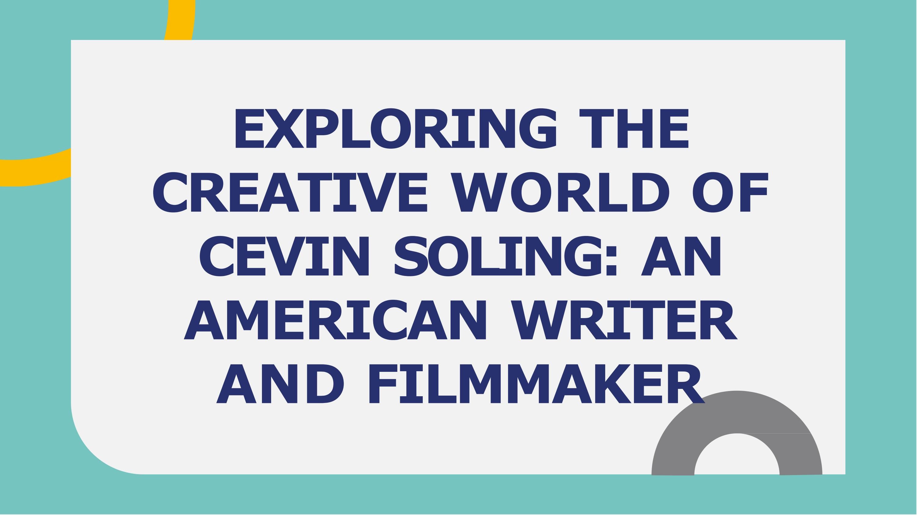 Exploring the Creative World of Cevin Soling by Cevin Soling - American ...