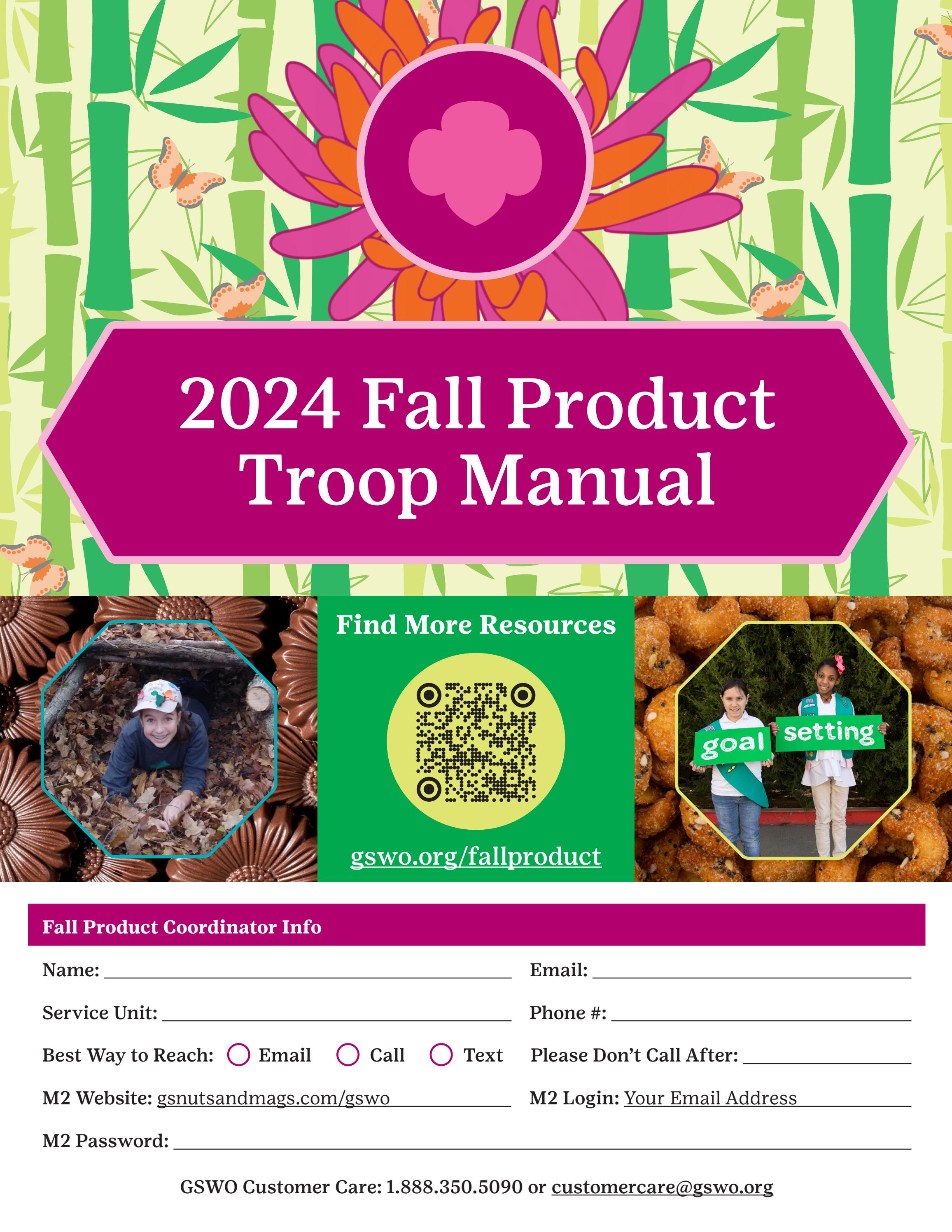 2024 Fall Product Troop Manual by Girl Scouts of Western Ohio - Issuu