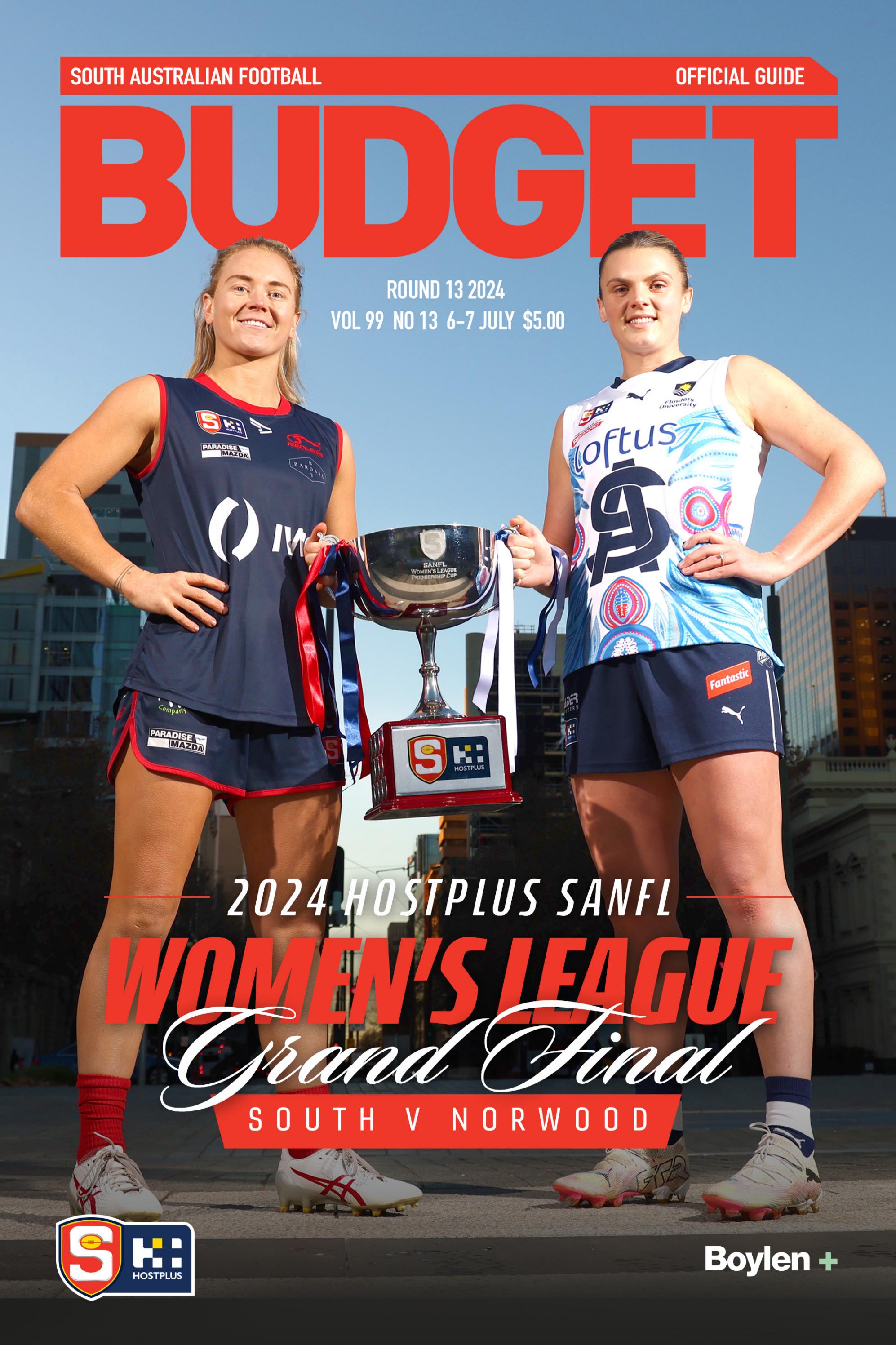 South Australian Football Budget -Round 13 2024 - Vol 99 - No. 13 6-7 ...