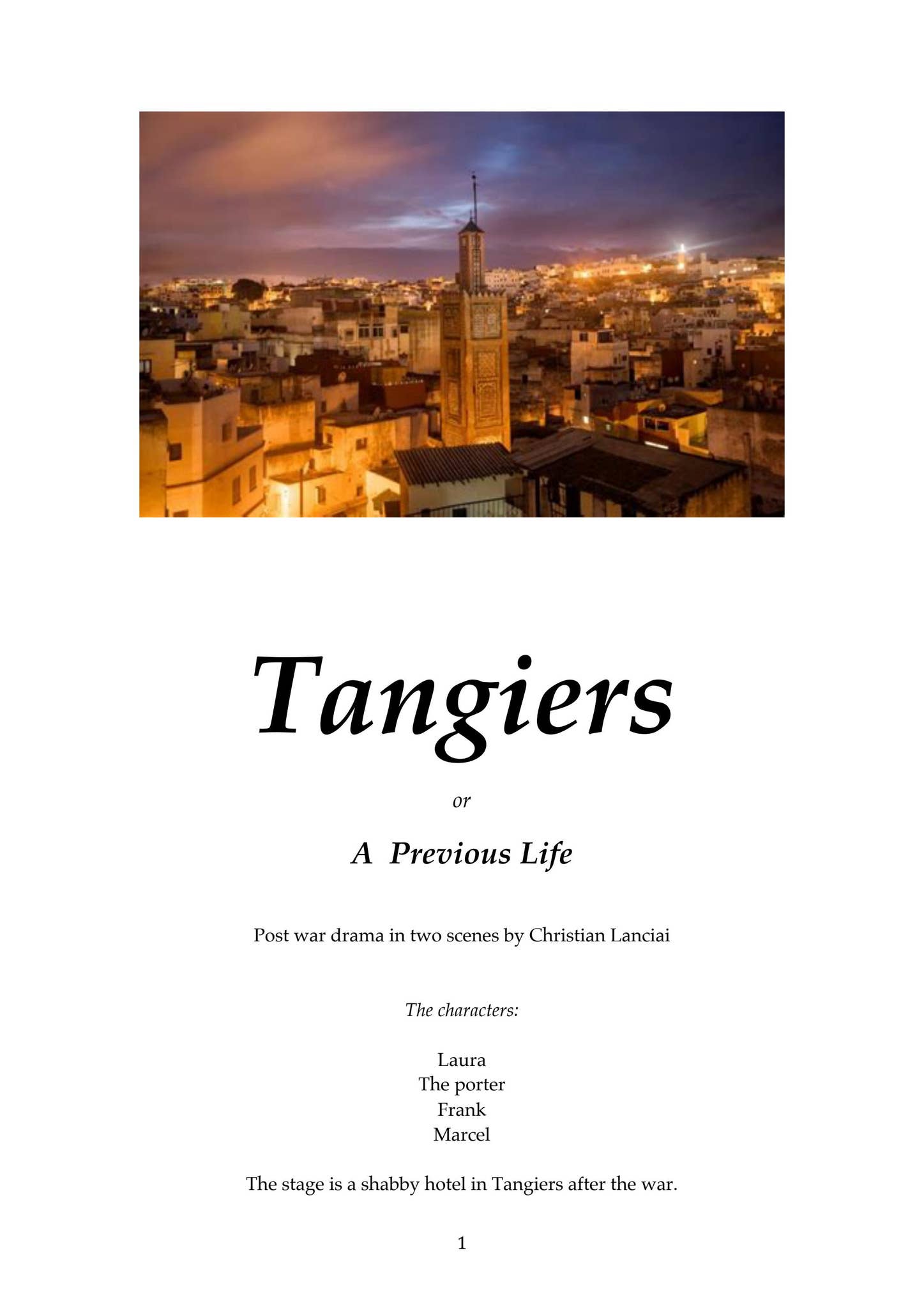 Tangiers by Christian Lanciai - Issuu