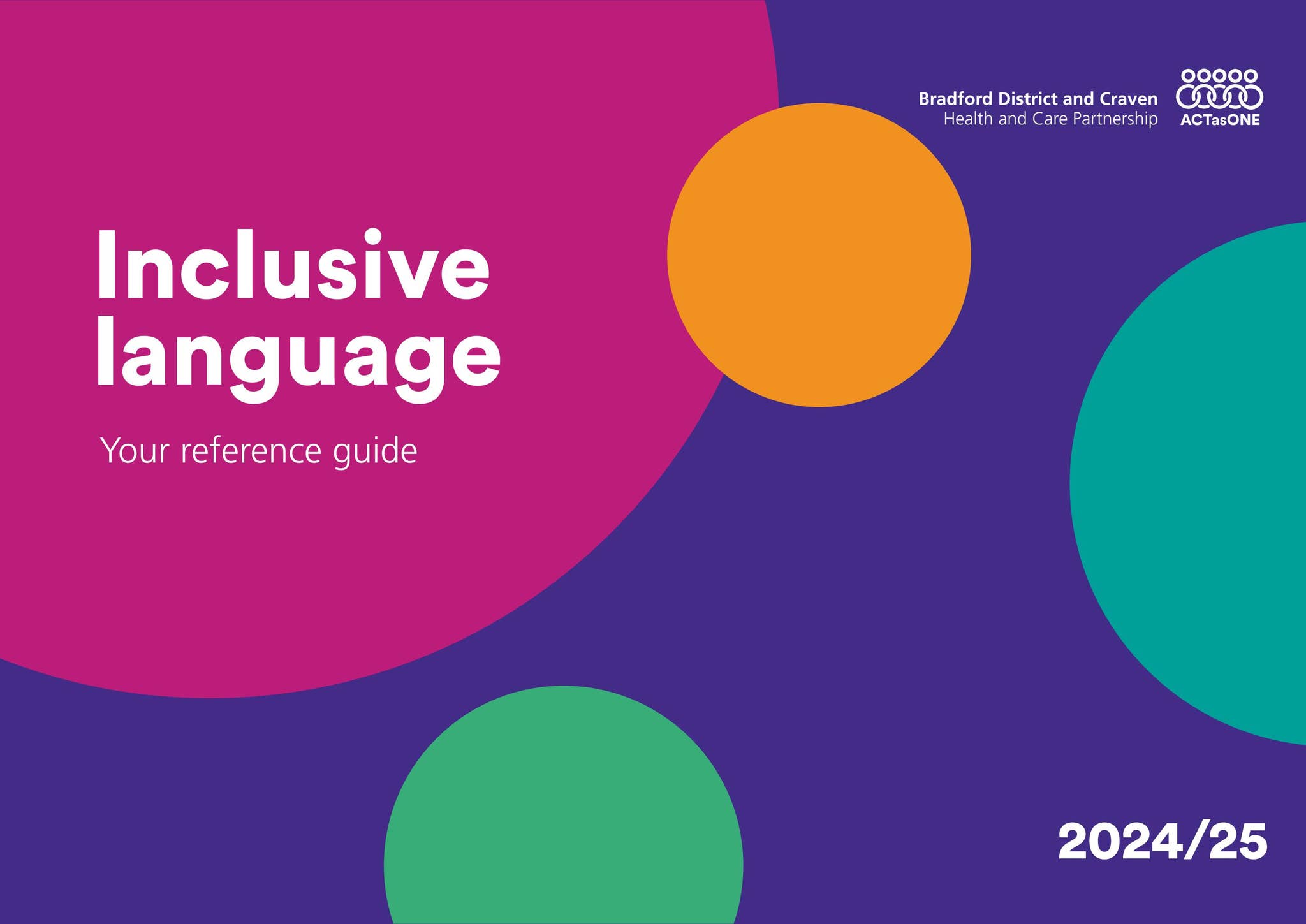 Inclusive language - Your reference guide by ReducingInequalities - Issuu