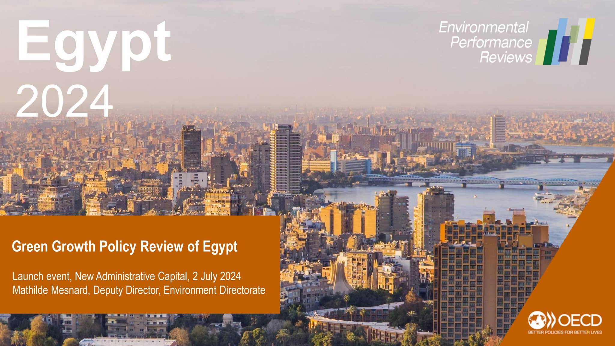 OECD Green Growth Policy Review of Egypt 2024-Launch presentation by ...