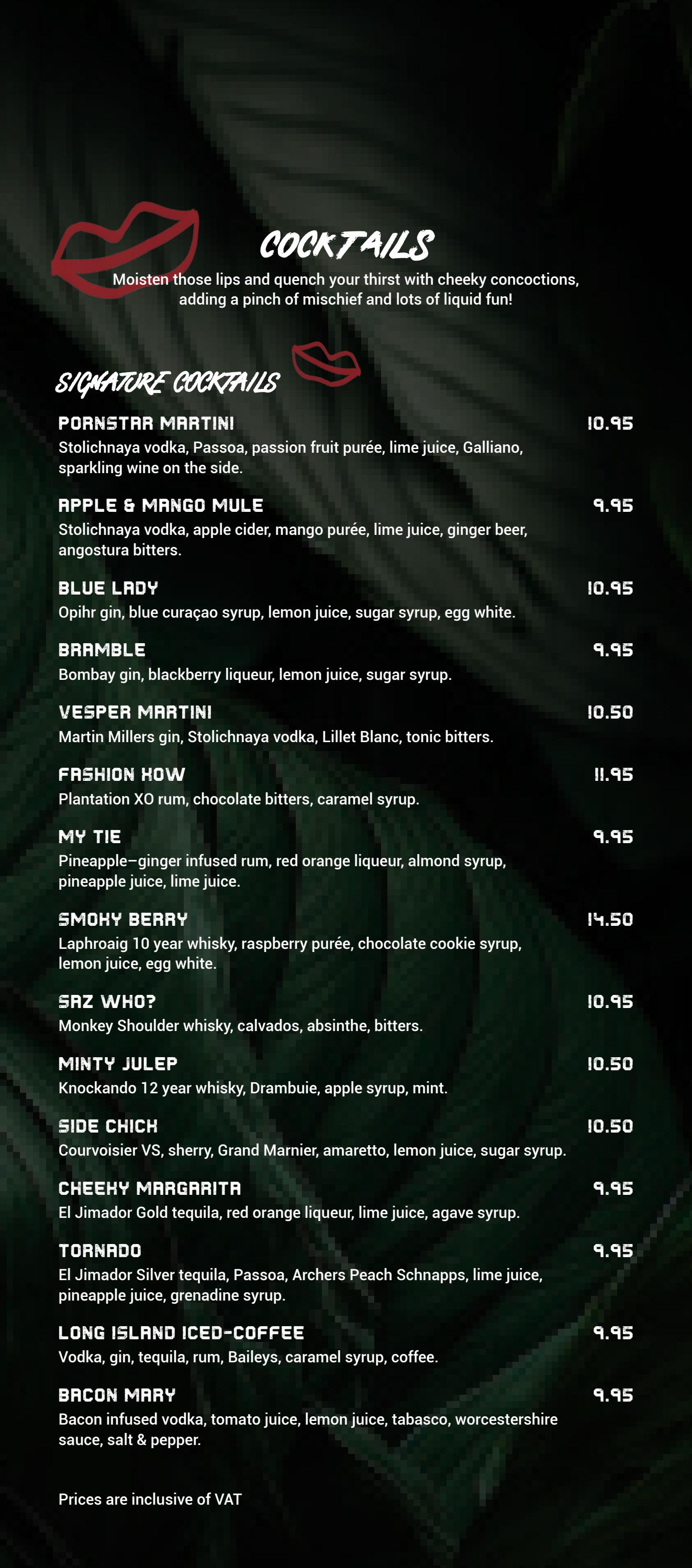 Cheeky Monkey Gastropub Drinks Menu - Qawra by Axhotels Malta - Issuu