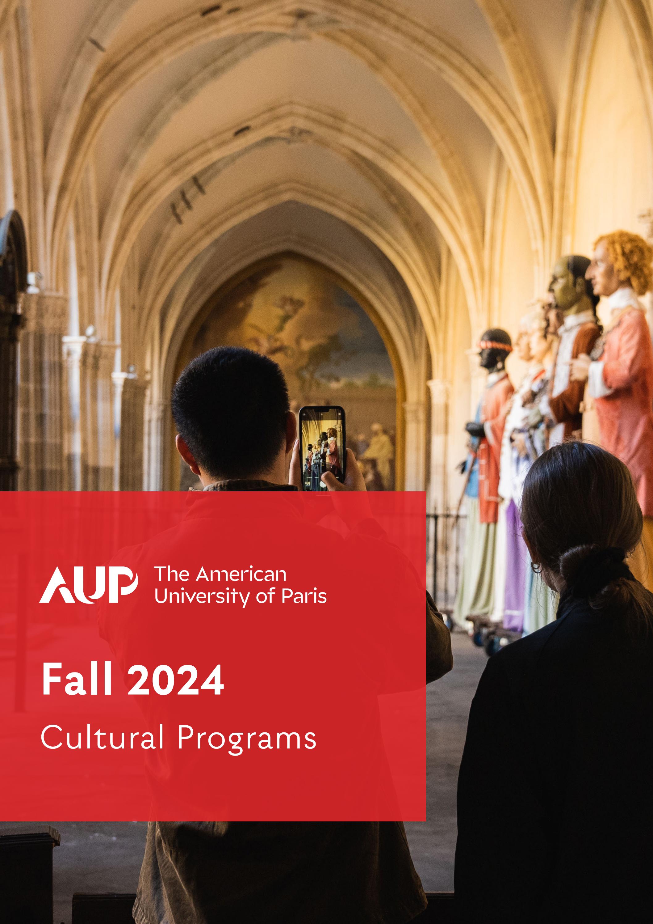 Cultural Program Brochure Fall 2024 by The American University of Paris ...
