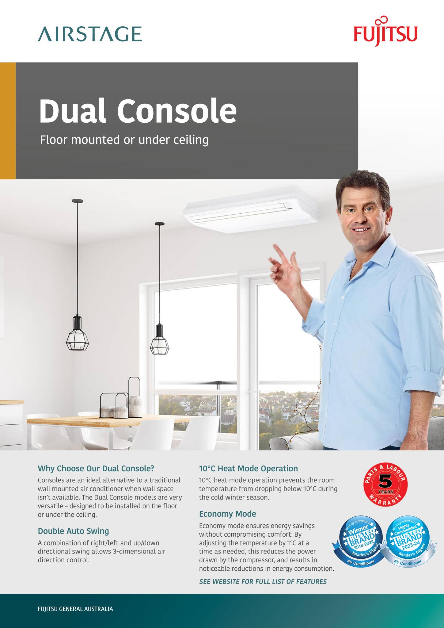 Dual Console Mini-Brochure (AU) by Fujitsu General Australia & New ...