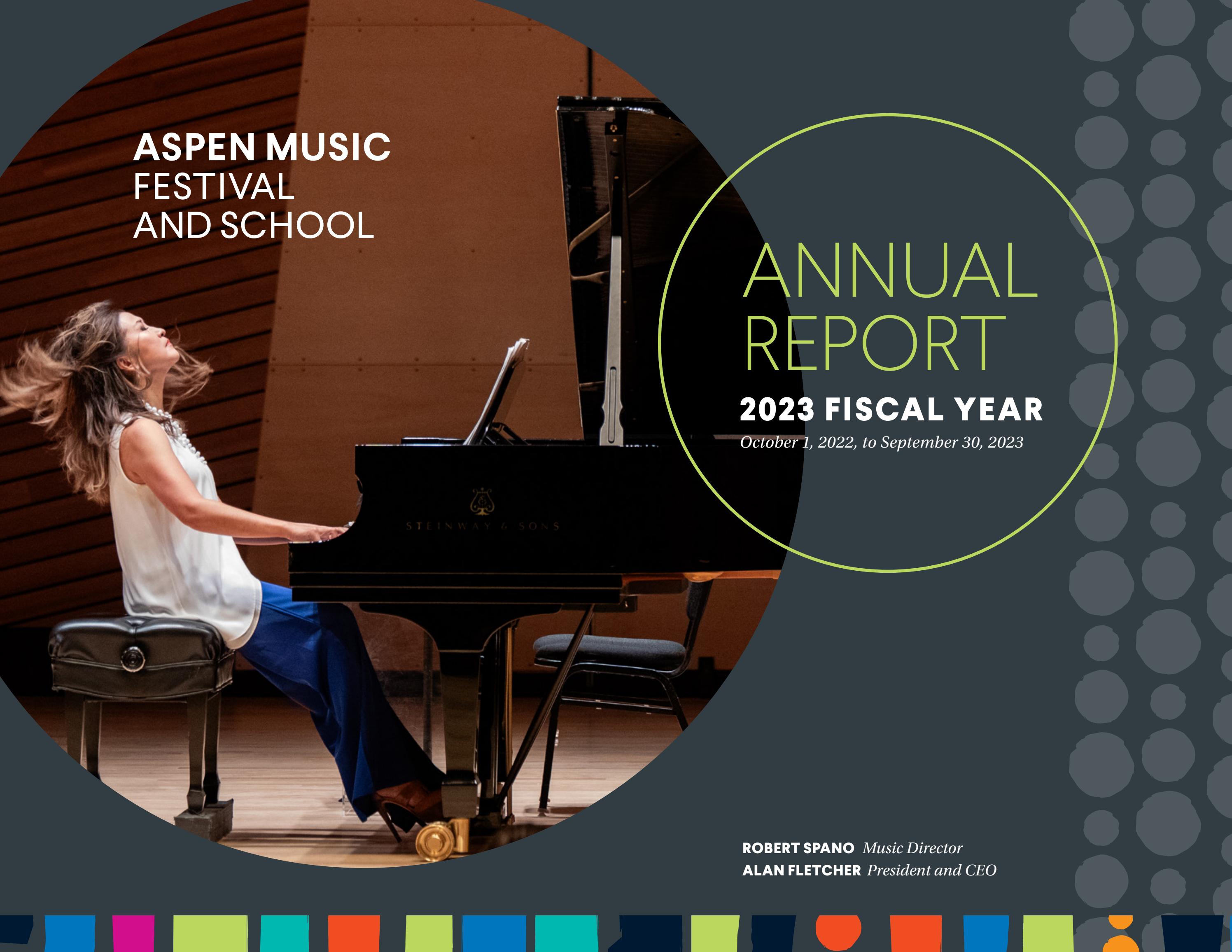 Aspen Music Festival and School 2023 Annual Report by Aspen Music ...