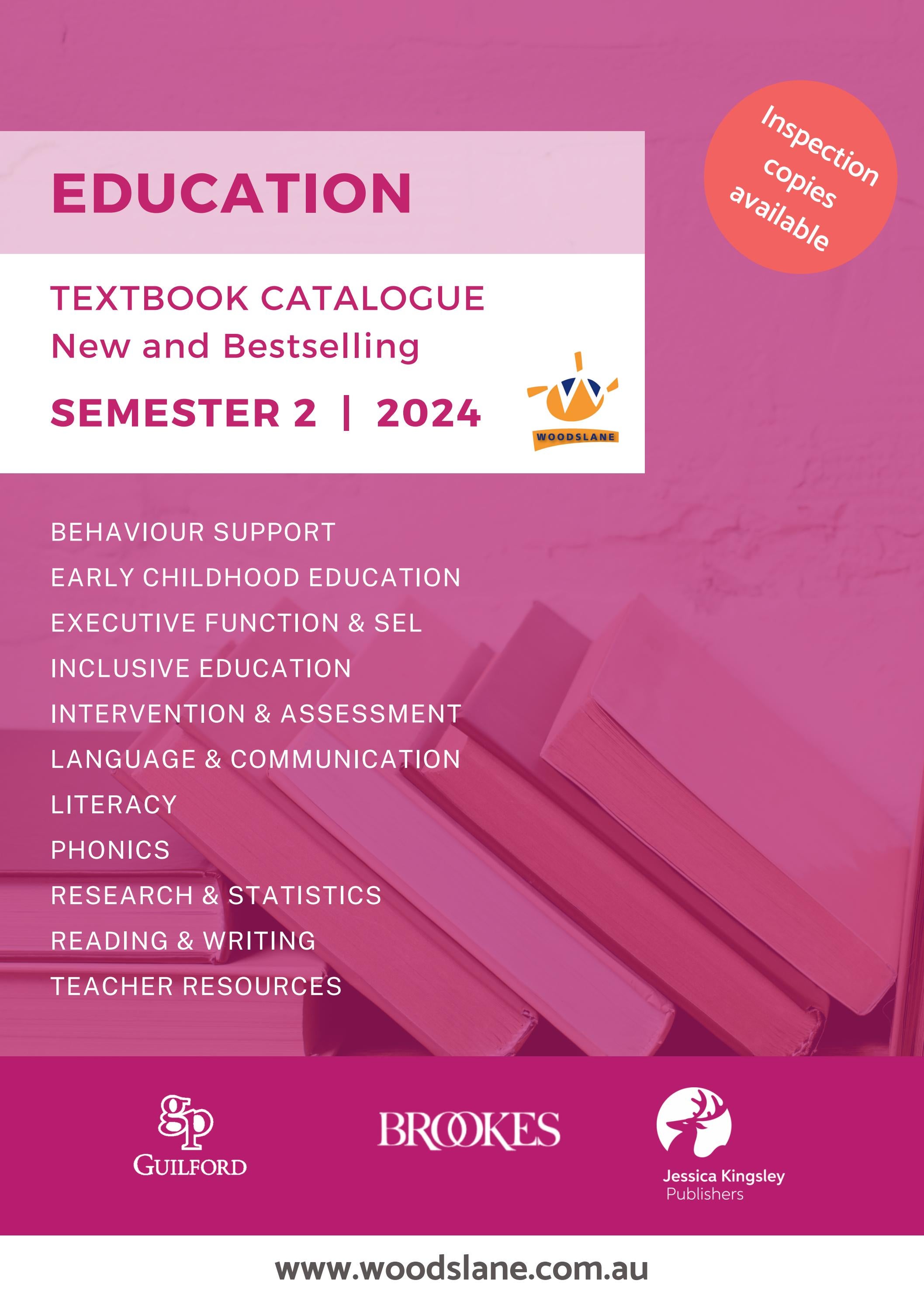 Education Textbook Catalogue Semester 2, 2024 by Woodslane Pty Ltd - Issuu