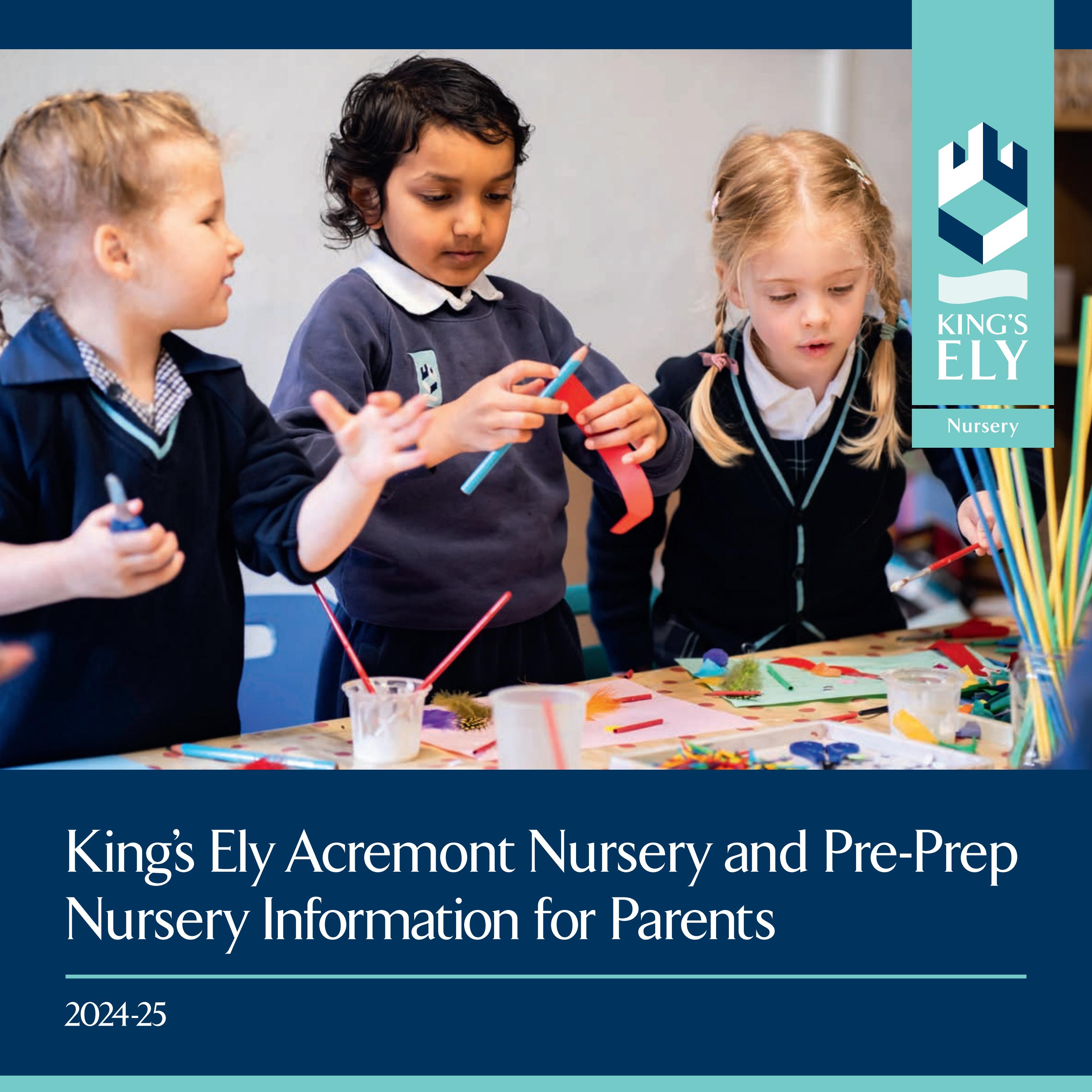 Nursery Handbook 2024-2025 by King's Ely - Issuu