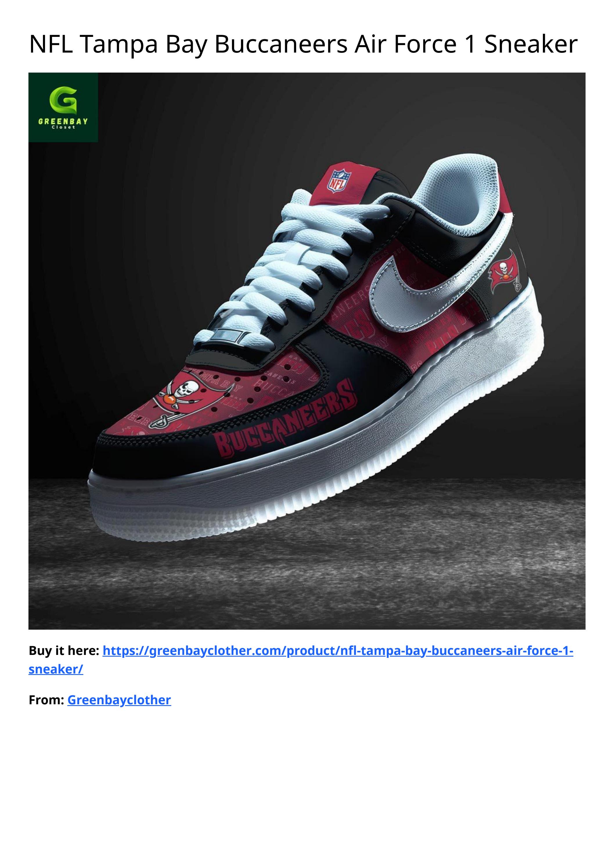 NFL Tampa Bay Buccaneers Air Force 1 Sneaker by Tonytees Store - Issuu