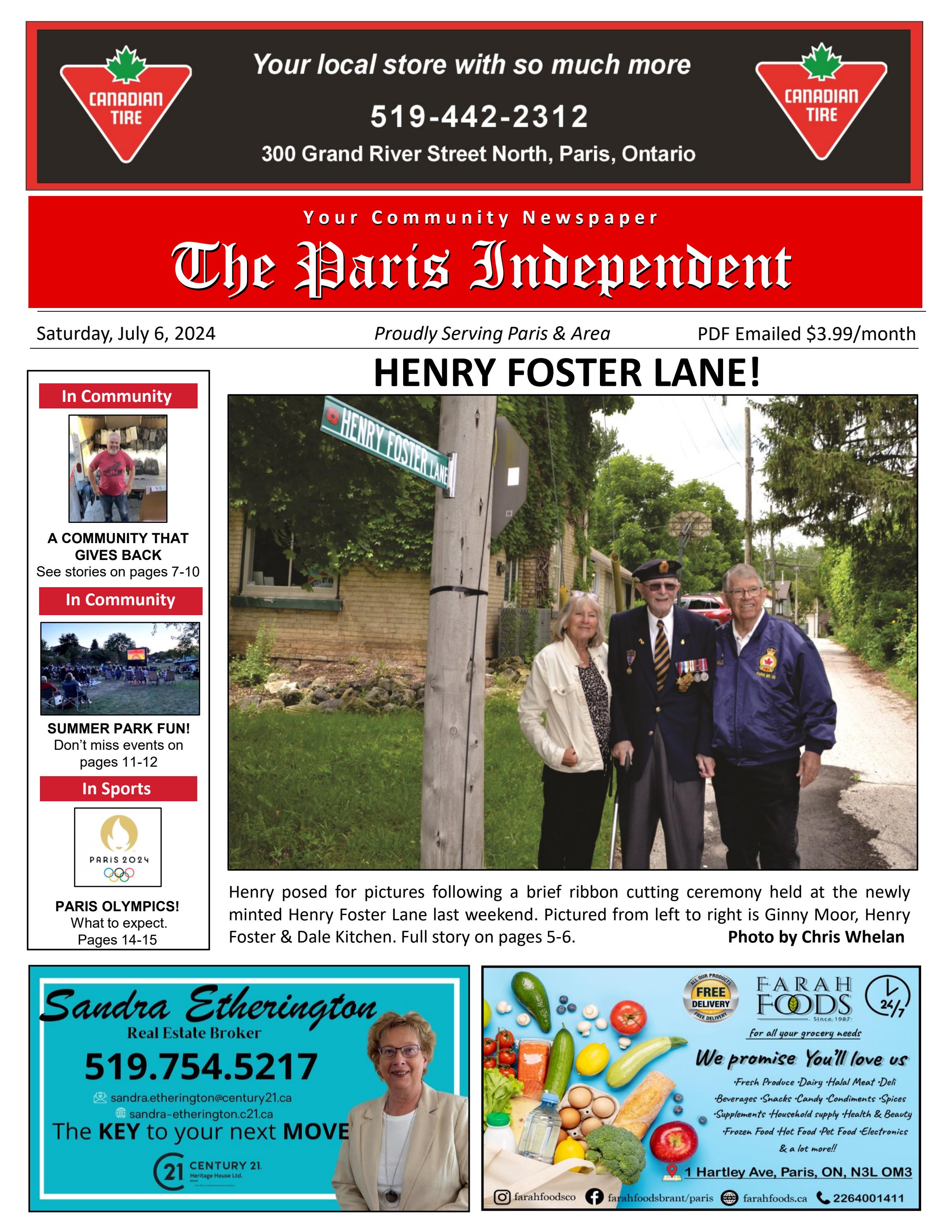 The Paris Independent for Saturday July 6th, 2024 by ...