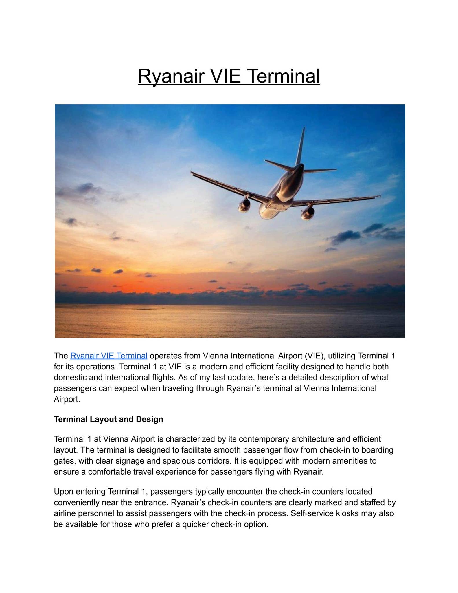 Ryanair VIE Terminal by kane9998 - Issuu