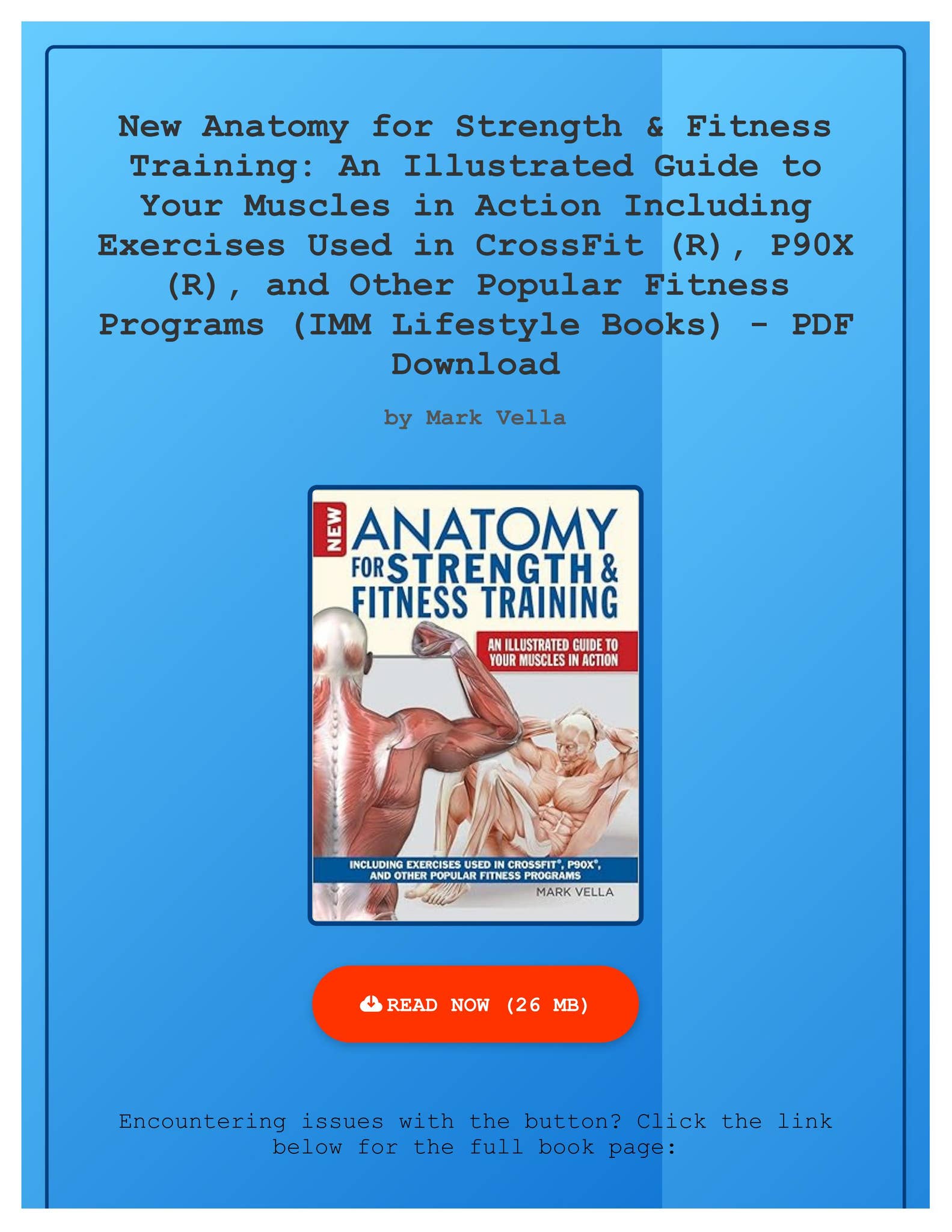 Ebook New Anatomy for Strength & Fitness Training: An Illustrated Guide ...