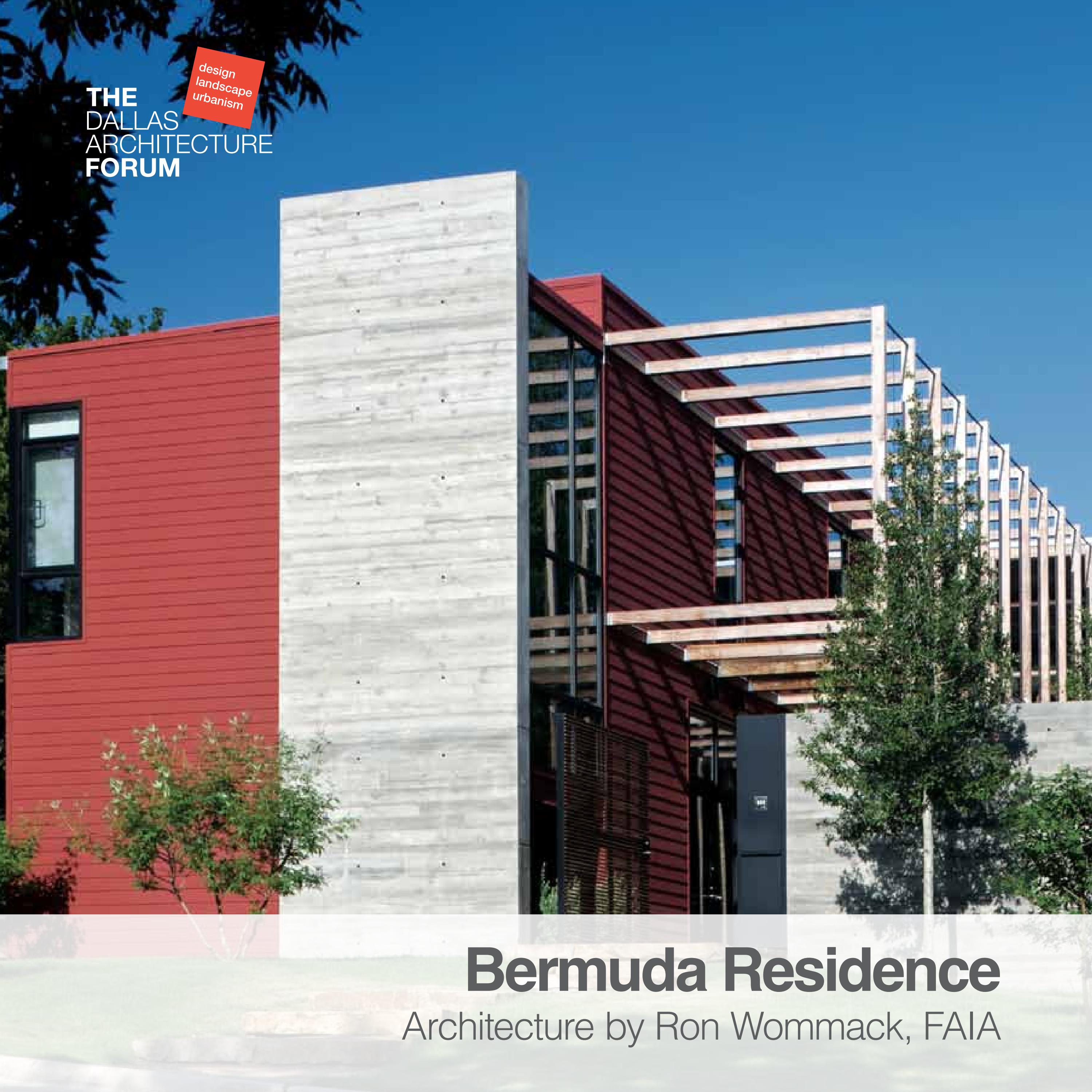 The Forum - Bermuda Residence by Ron Wommack by Nate Eudaly - Issuu