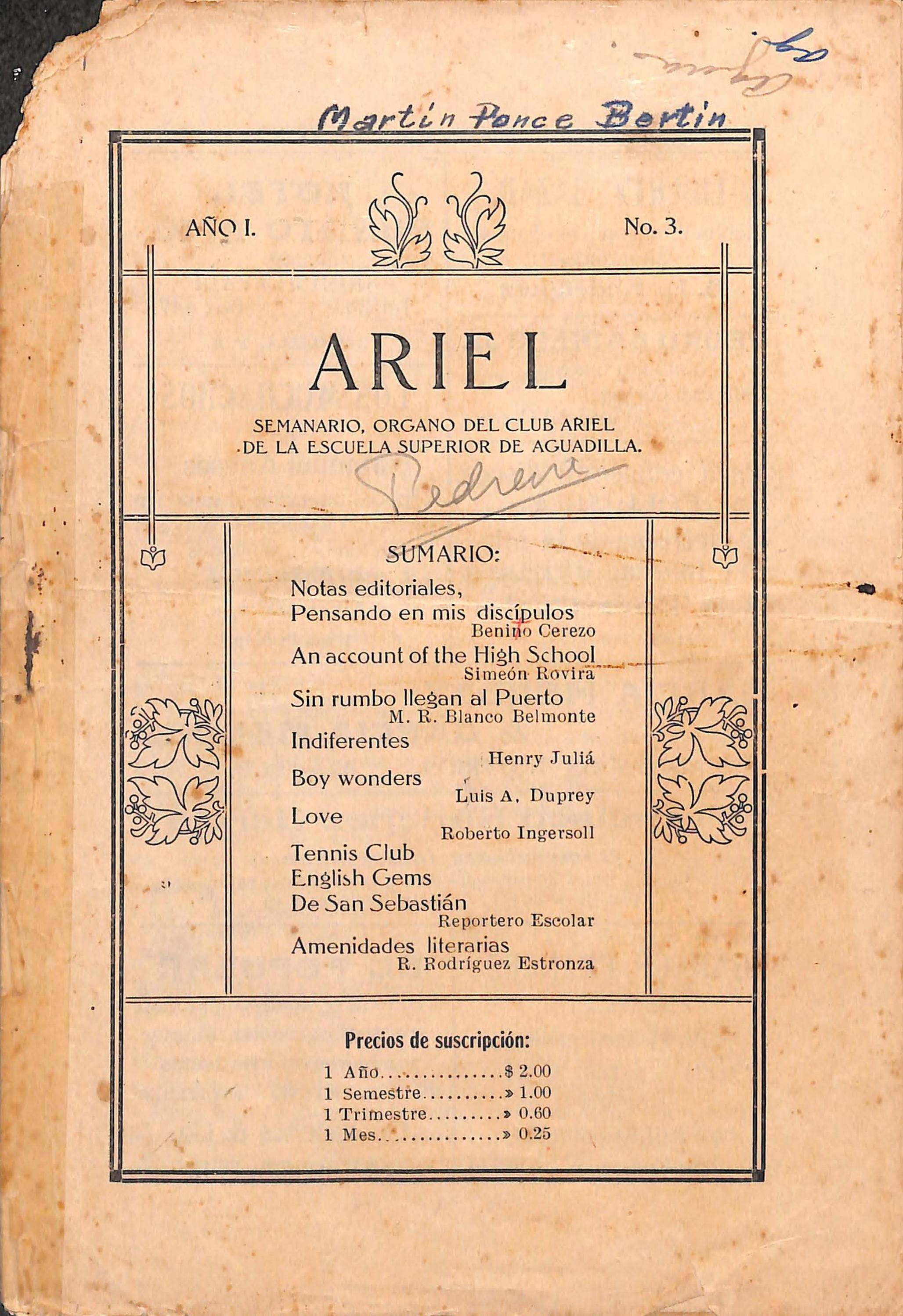 Ariel (1924) by La Colección Puertorriqueña - Issuu