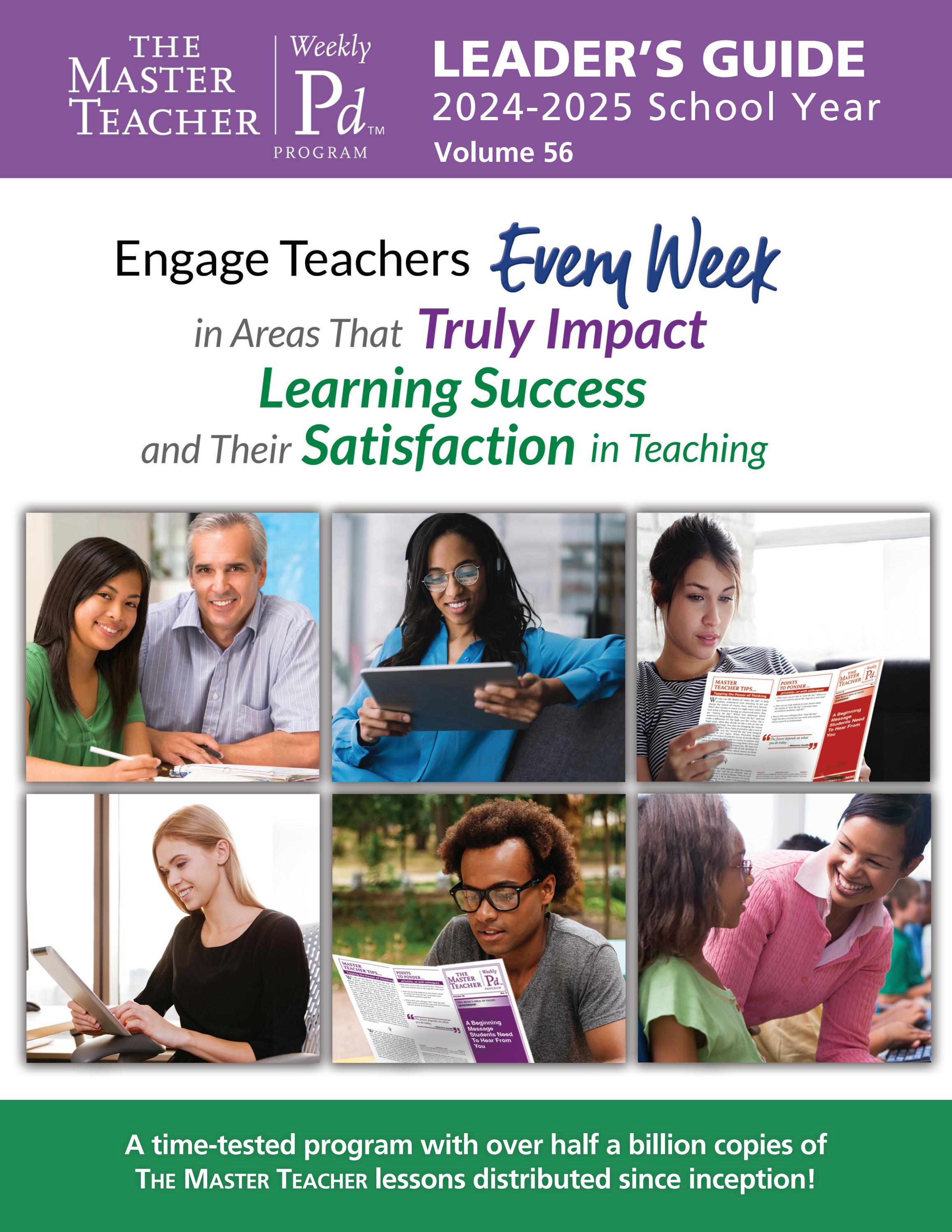 Leader's Guide for MTPd 2024 by The Master Teacher - Issuu