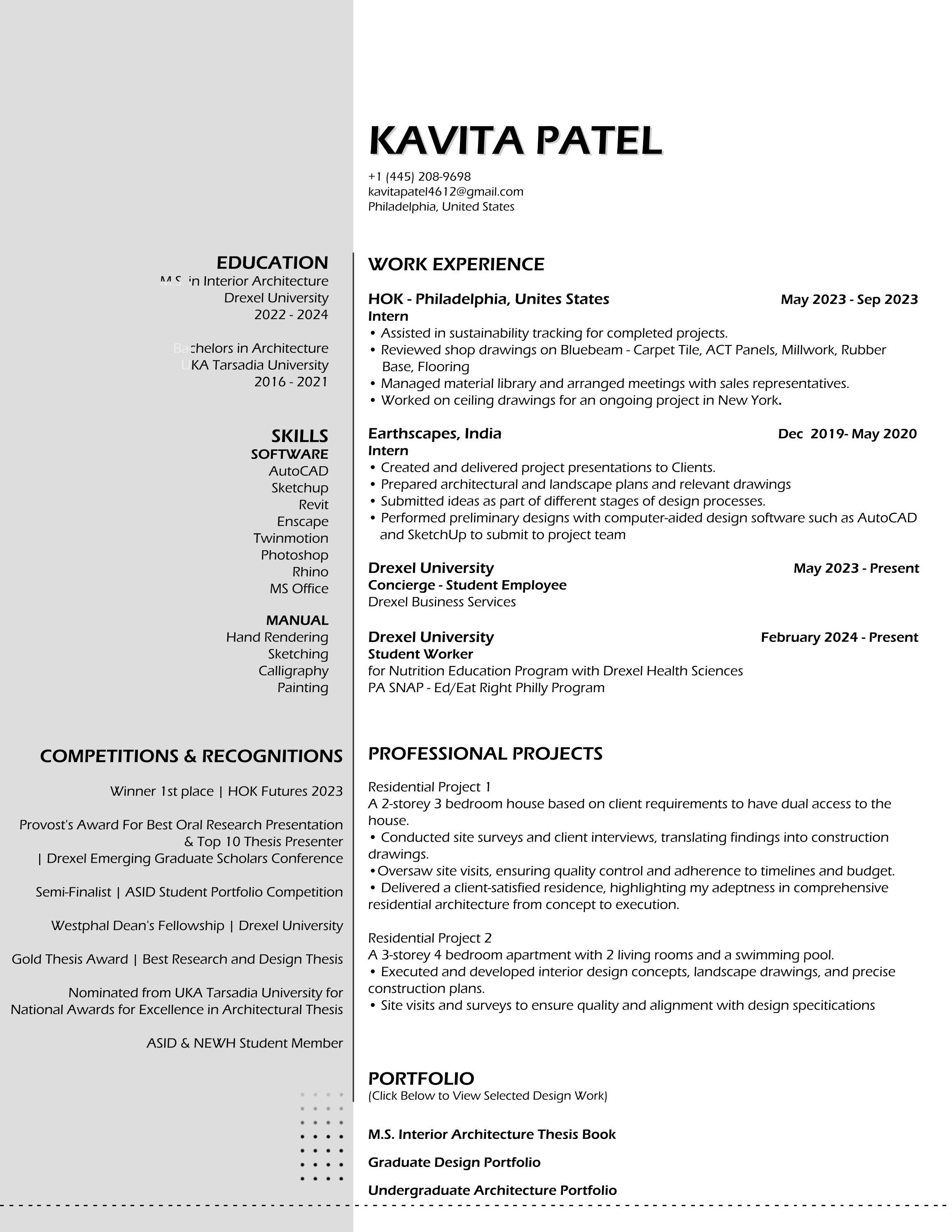Resume | Kavita Patel by Kavita Patel - Issuu