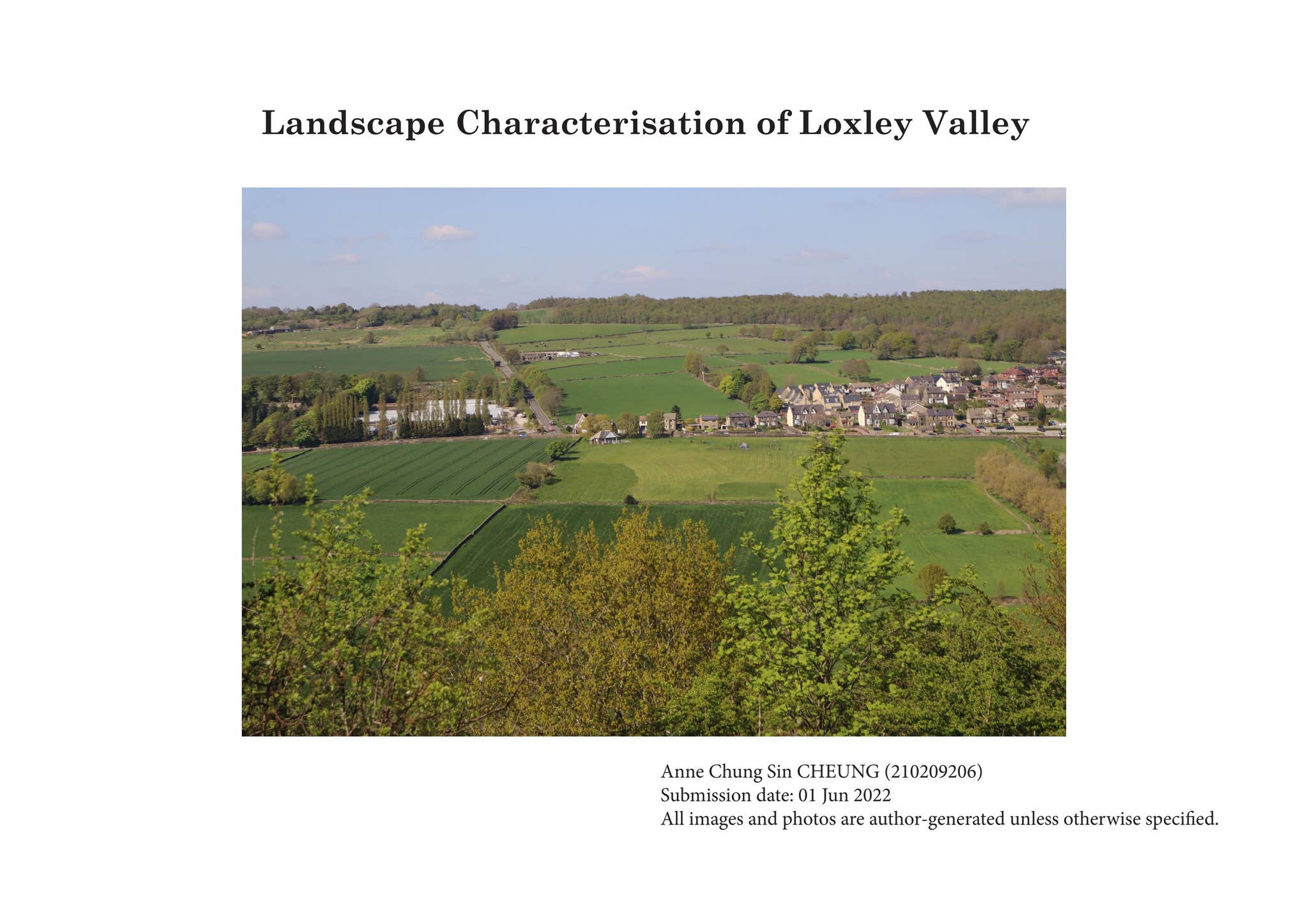 Landscape Characterisation of Loxley Valley by Anne Cheung - Issuu