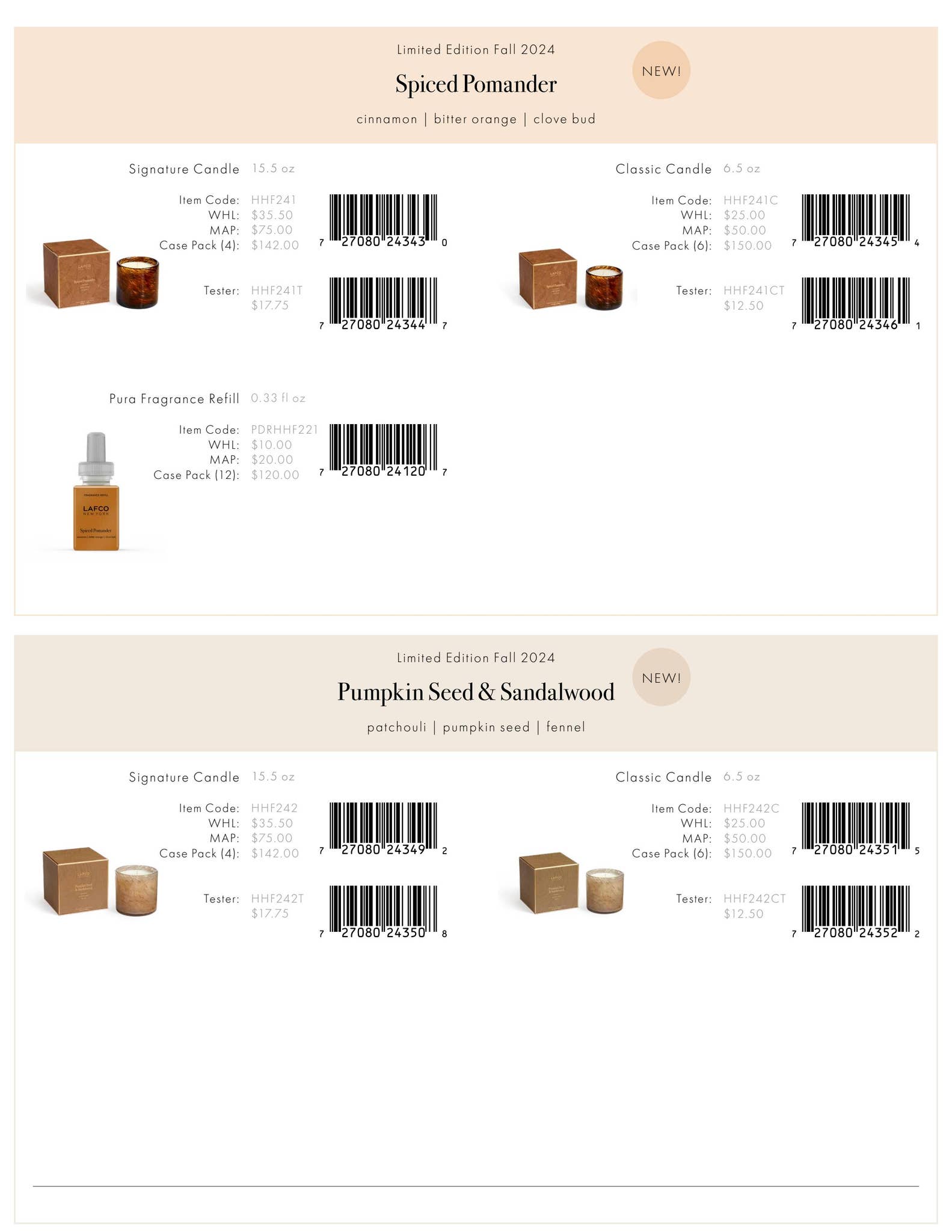 Fall & Holiday Scan Pages by LAFCONewYork - Issuu