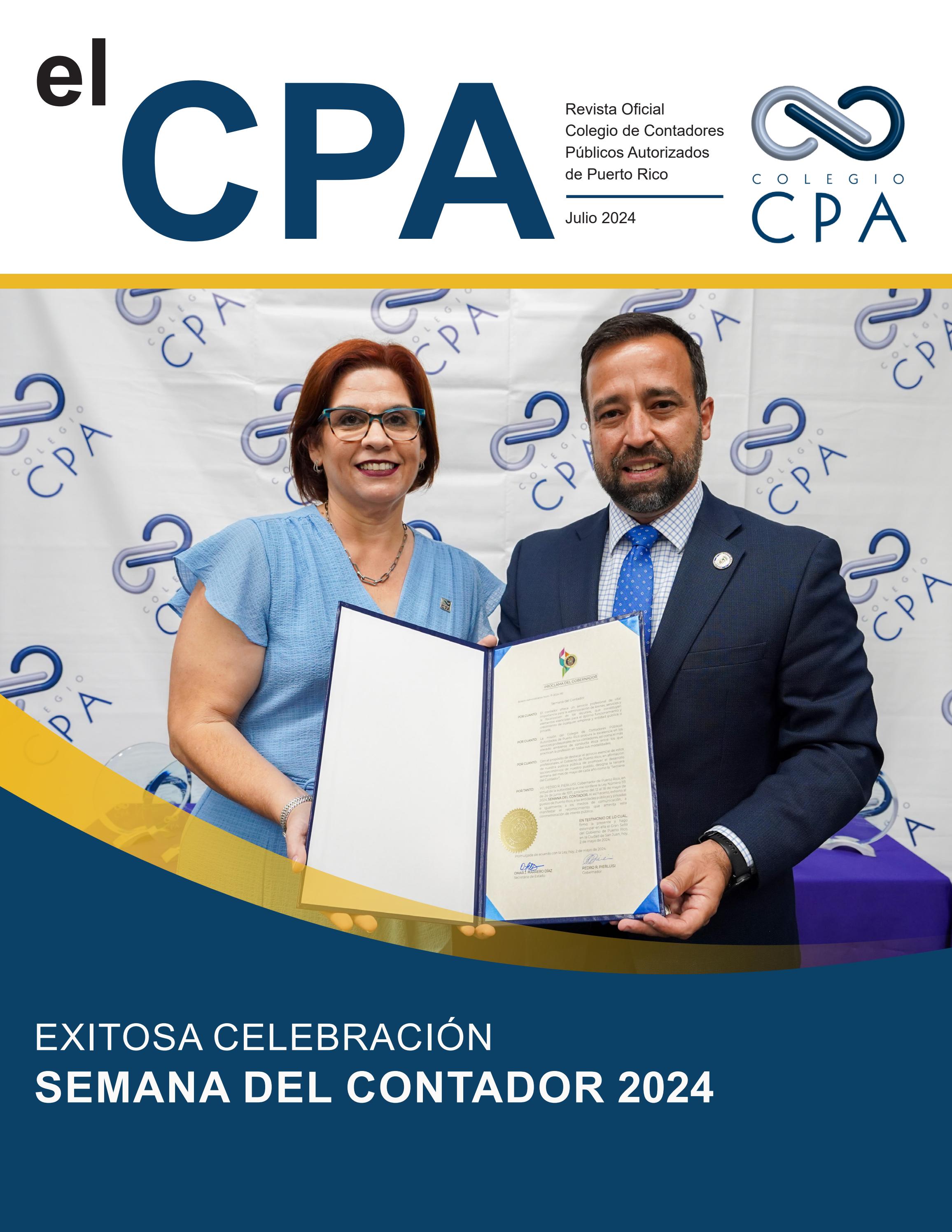 Revista El CPA (Julio 2024) by Colegio de CPA PR - Issuu