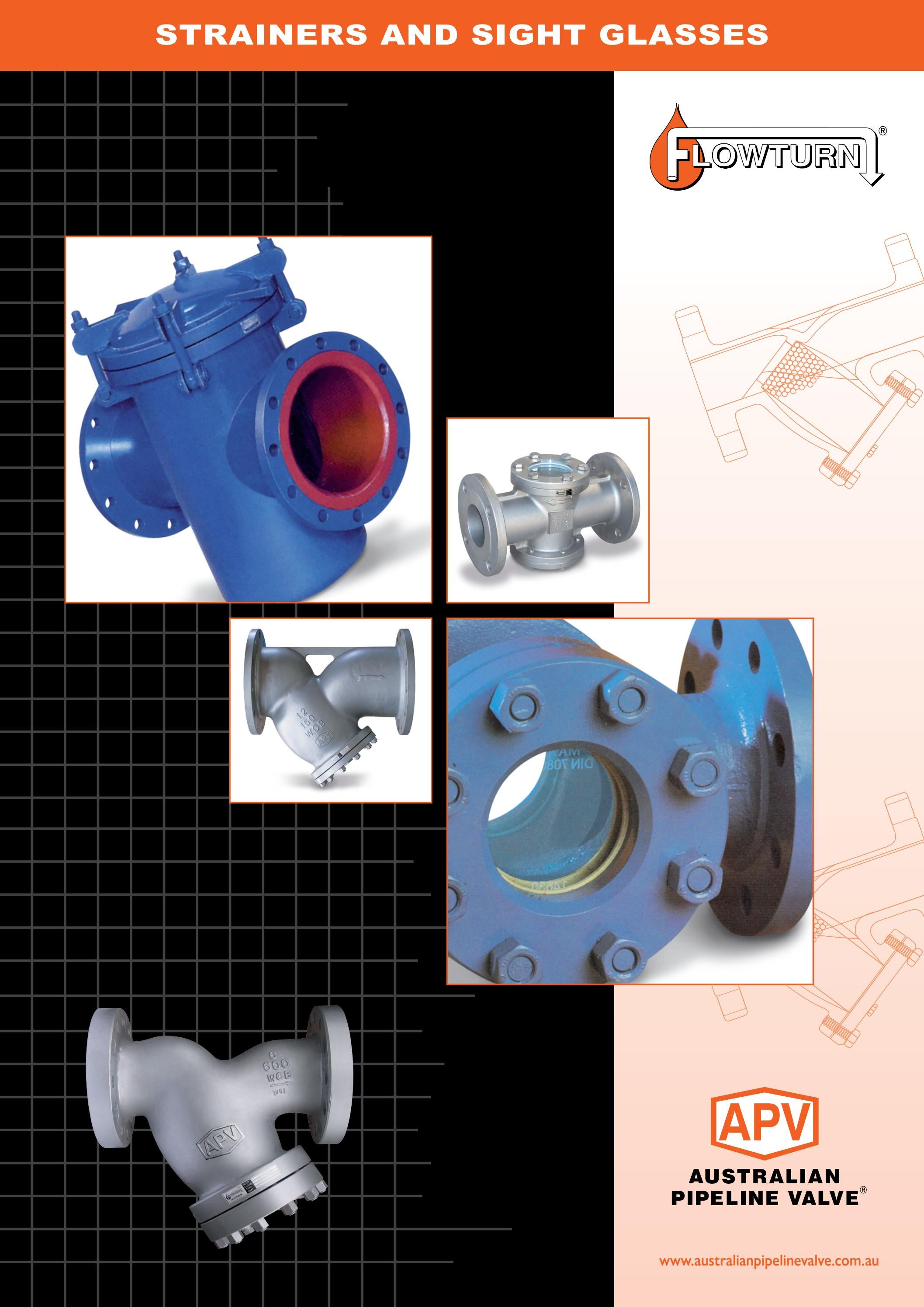 Flowturn Strainer Sight Glass Catalogue by Australian Valve Centre - Issuu