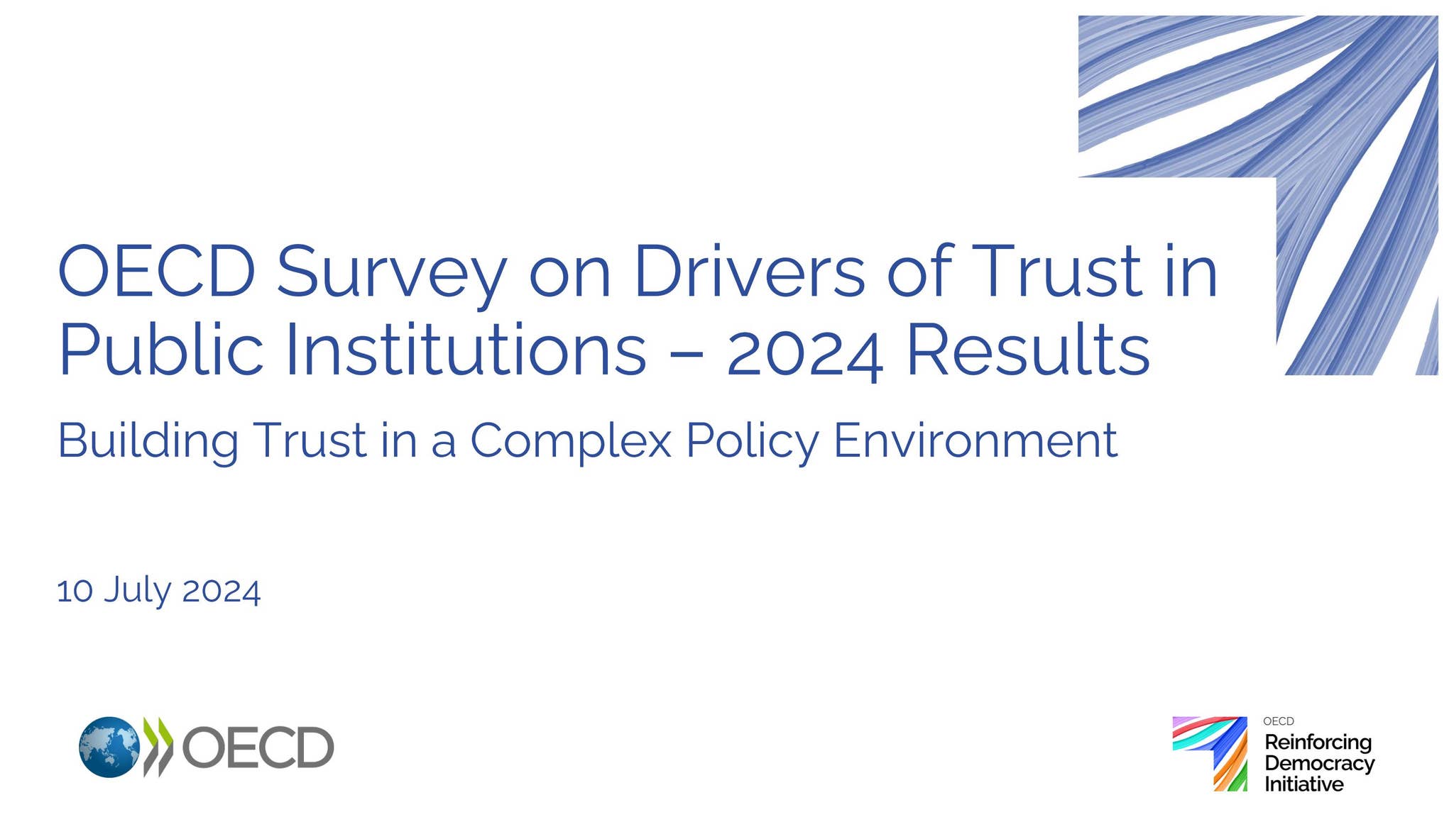 OECD Survey on Drivers of Trust in Public Institutions - 2024 Results by OECD - Issuu