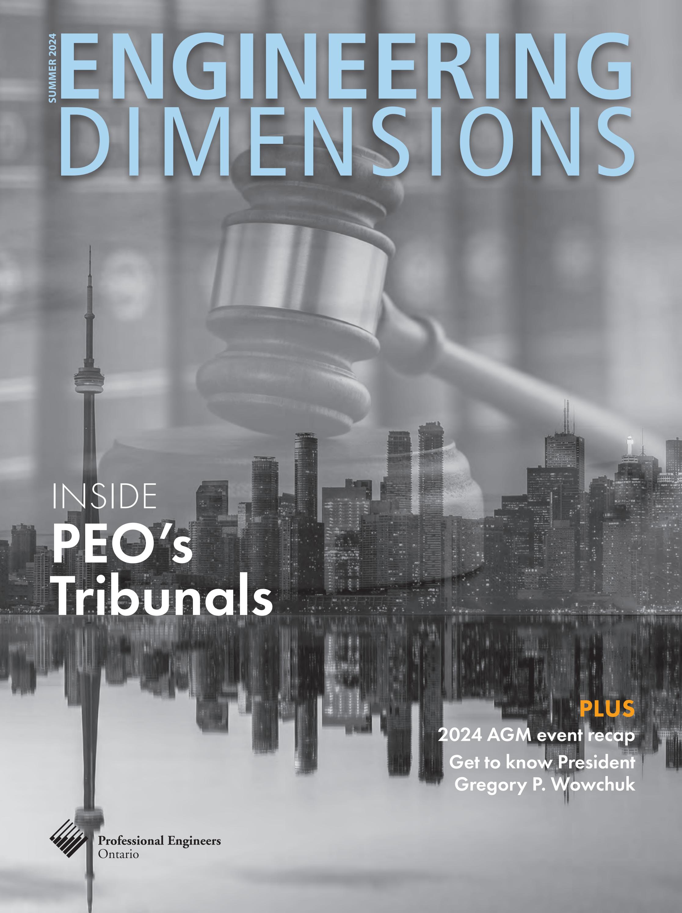 Engineering Dimensions Summer 2024 by Engineering Dimensions - Issuu