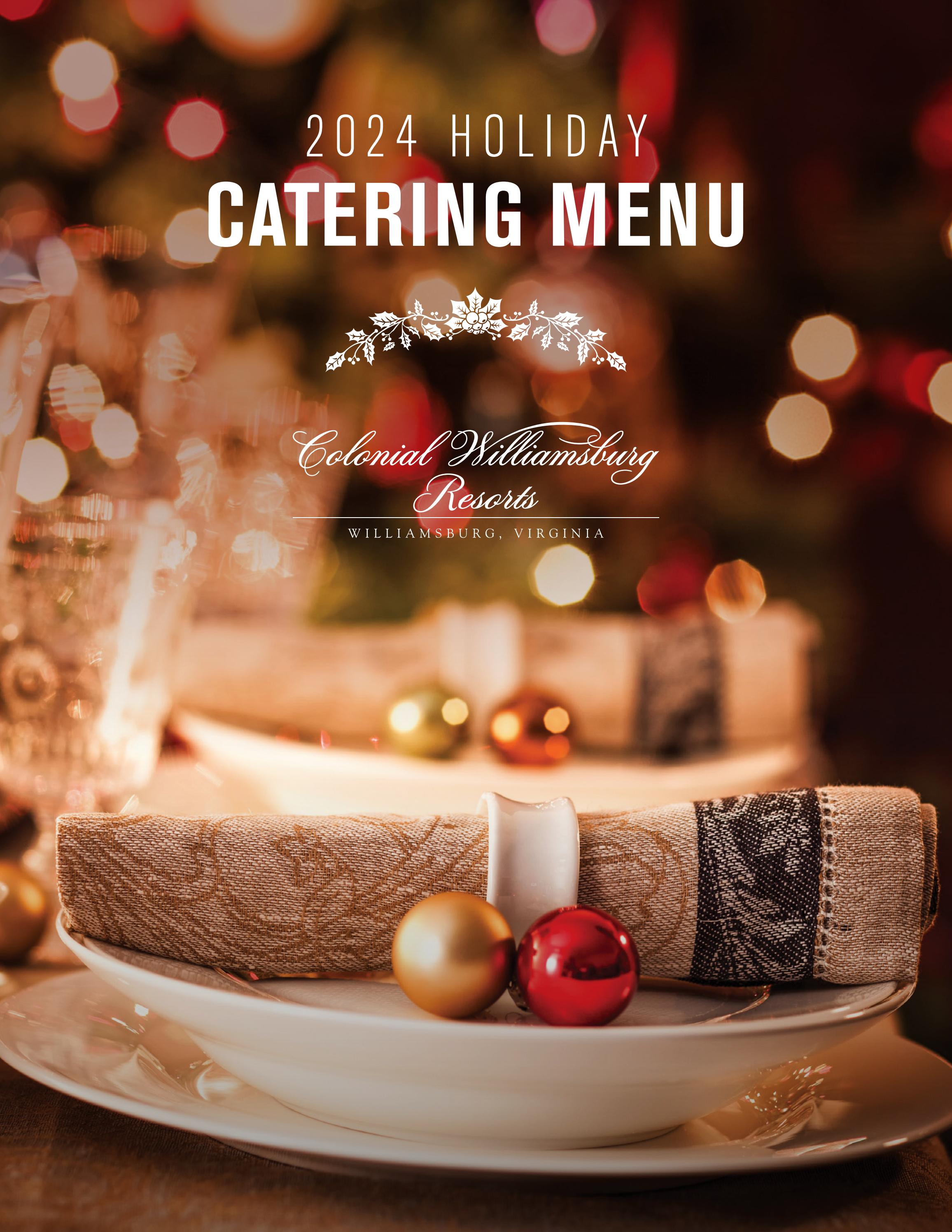 2024 Holiday Party Menu by CWResorts - Issuu