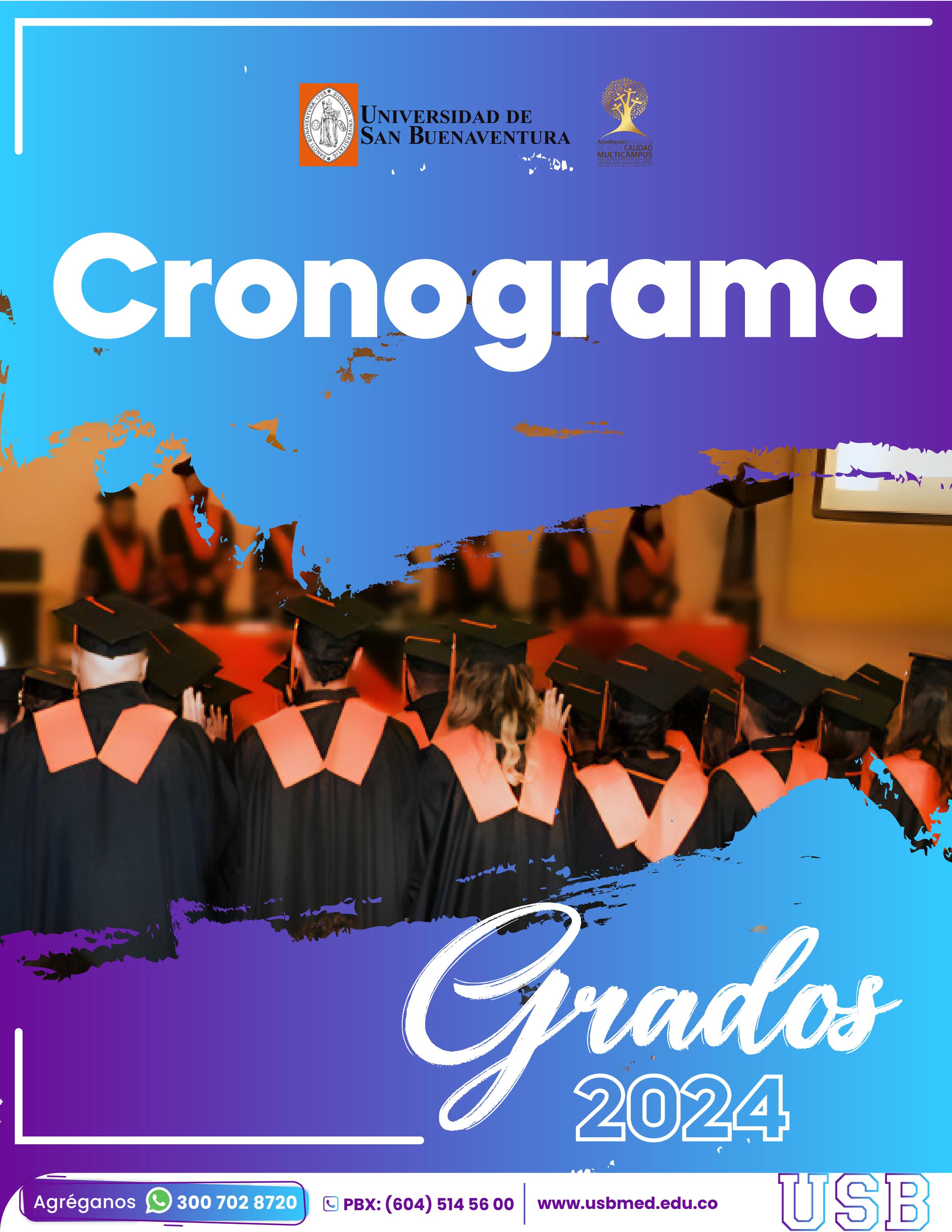 Cronograma de grados IBAGUÉ by USBMED - Issuu
