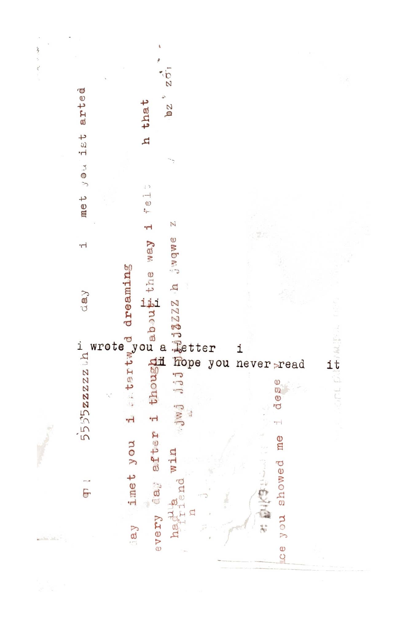 i wrote you a letter, i hope you never read it by Tara Nair - Issuu
